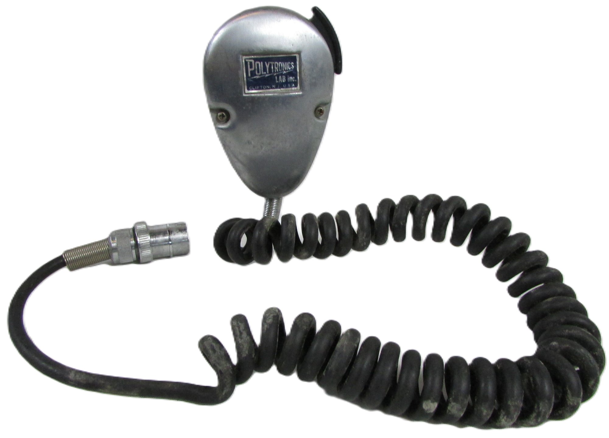 Vintage POLYTRONICS LAB Brand, Hand Held MICROPHONE With Cord #13947 ...