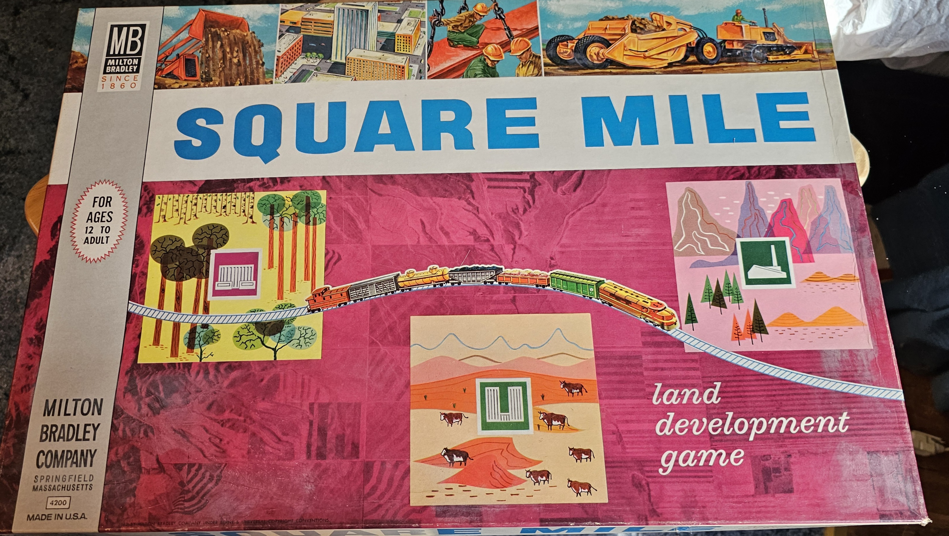 #141 - 1962 Milton Bradley Square Mile Game #40843 | Auctionninja.com