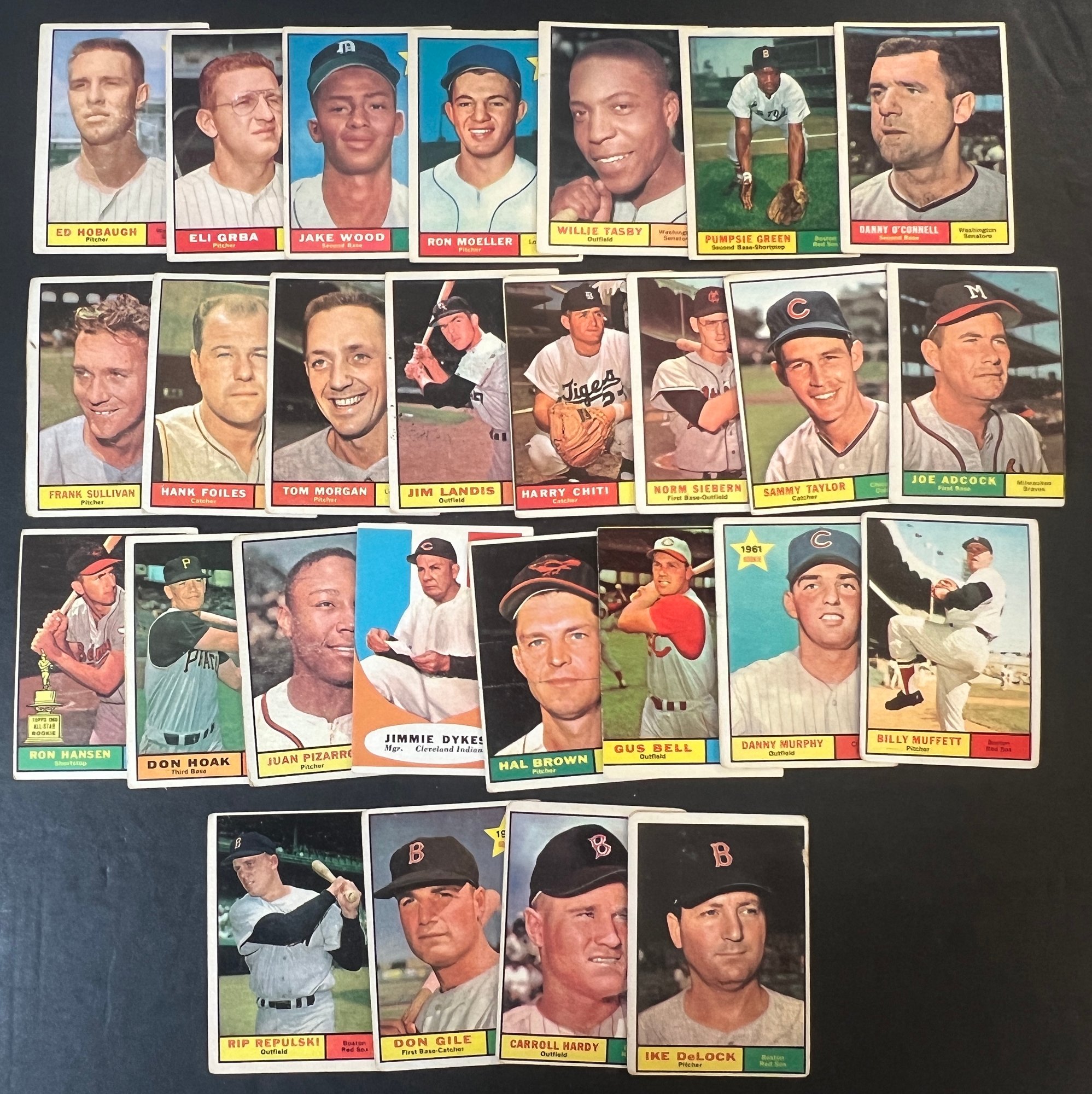 1961 TOPPS BASEBALL CARD LOT #60915 | Auctionninja.com