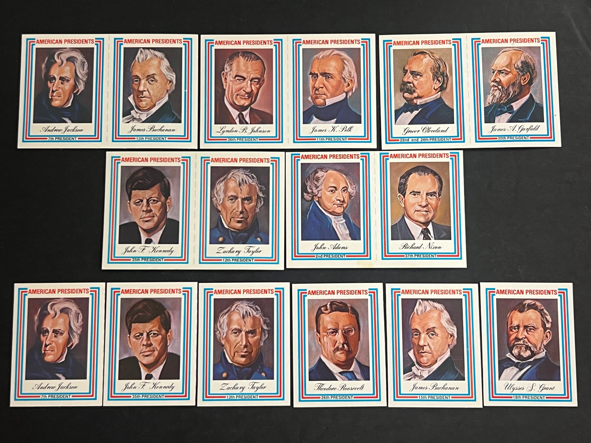 1974 PRESIDENTS CARDS MINT PACK FRESH CONDITION #61334 | Auctionninja.com