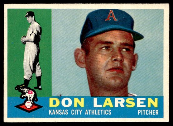 1960 TOPPS DON LARSEN BASEBALL CARD #64356 | Auctionninja.com
