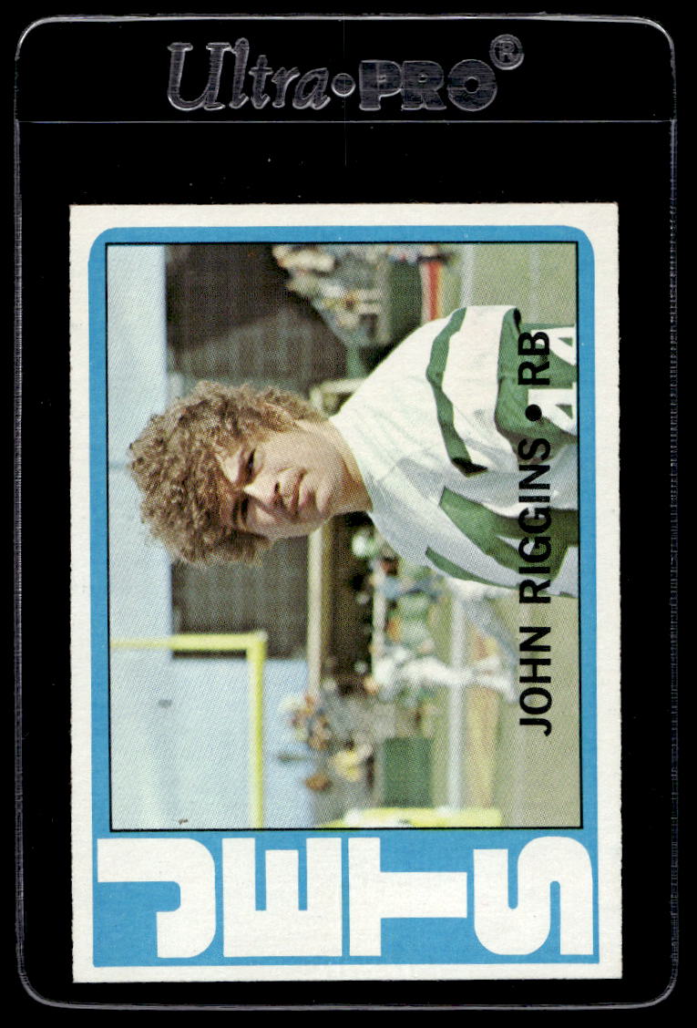 1972 TOPPS JOHN RIGGINS ROOKIE FOOTBALL CARD #61882 | Auctionninja.com