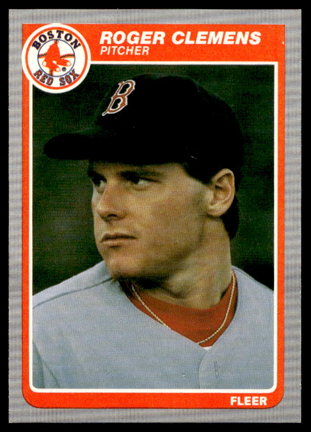 1985 FLEER ROGER CLEMENS ROOKIE BASEBALL CARD #65895 | Auctionninja.com
