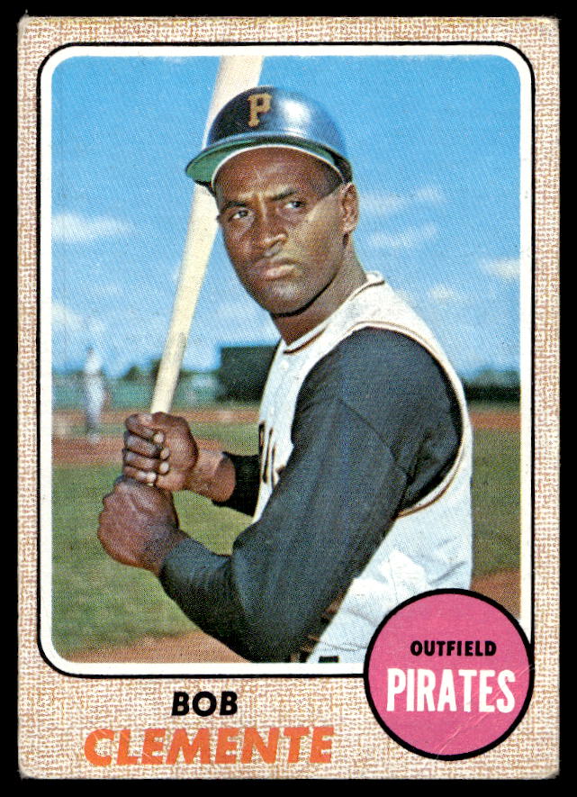 1968 TOPPS BOB CLEMENTE BASEBALL CARD #66635 | Auctionninja.com