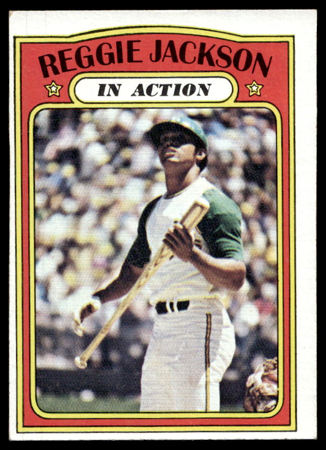 1972 TOPPS REGGIE JACKSON BASEBALL CARD #66663 | Auctionninja.com