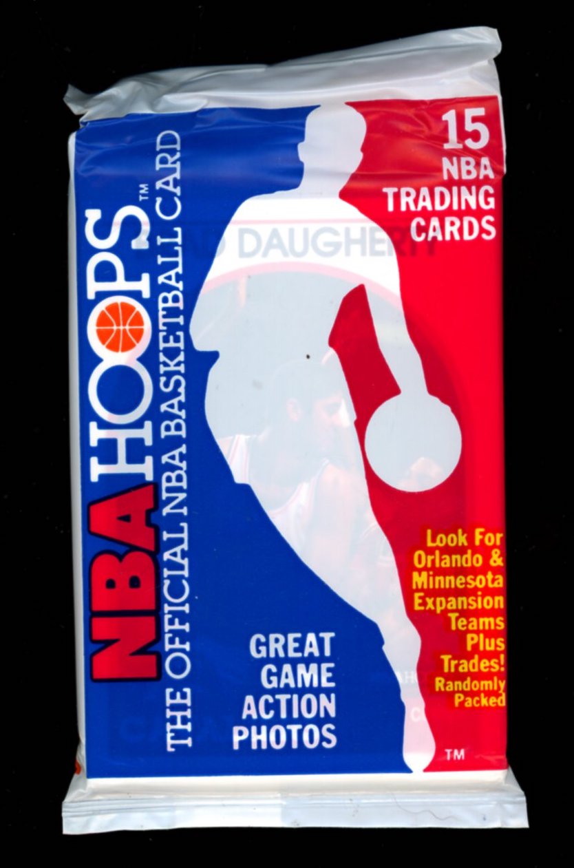 1989 NBA HOOPS Basketball Pack FACTORY SEALED #36840 | Auctionninja.com