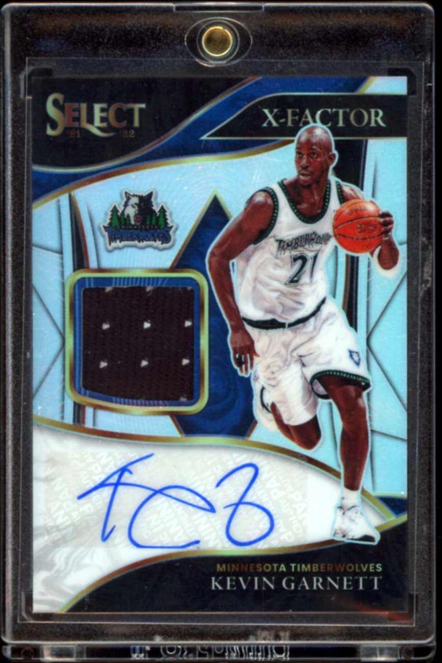 2022 MOSAIC AUTO /99 KEVIN GARNET PATCH BASKETBALL CARD #59833 | Auctionninja.com