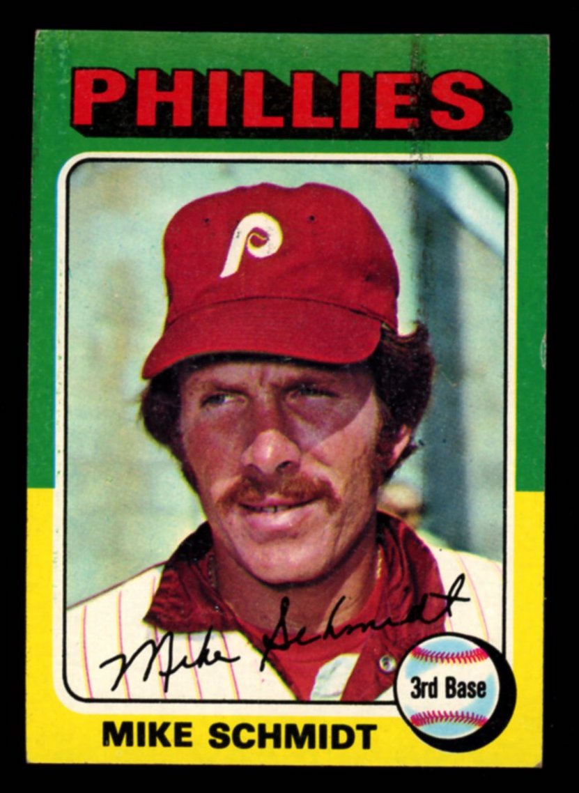 1975 TOPPS MIKE SCHMIDT BASEBALL CARD #65054 | Auctionninja.com