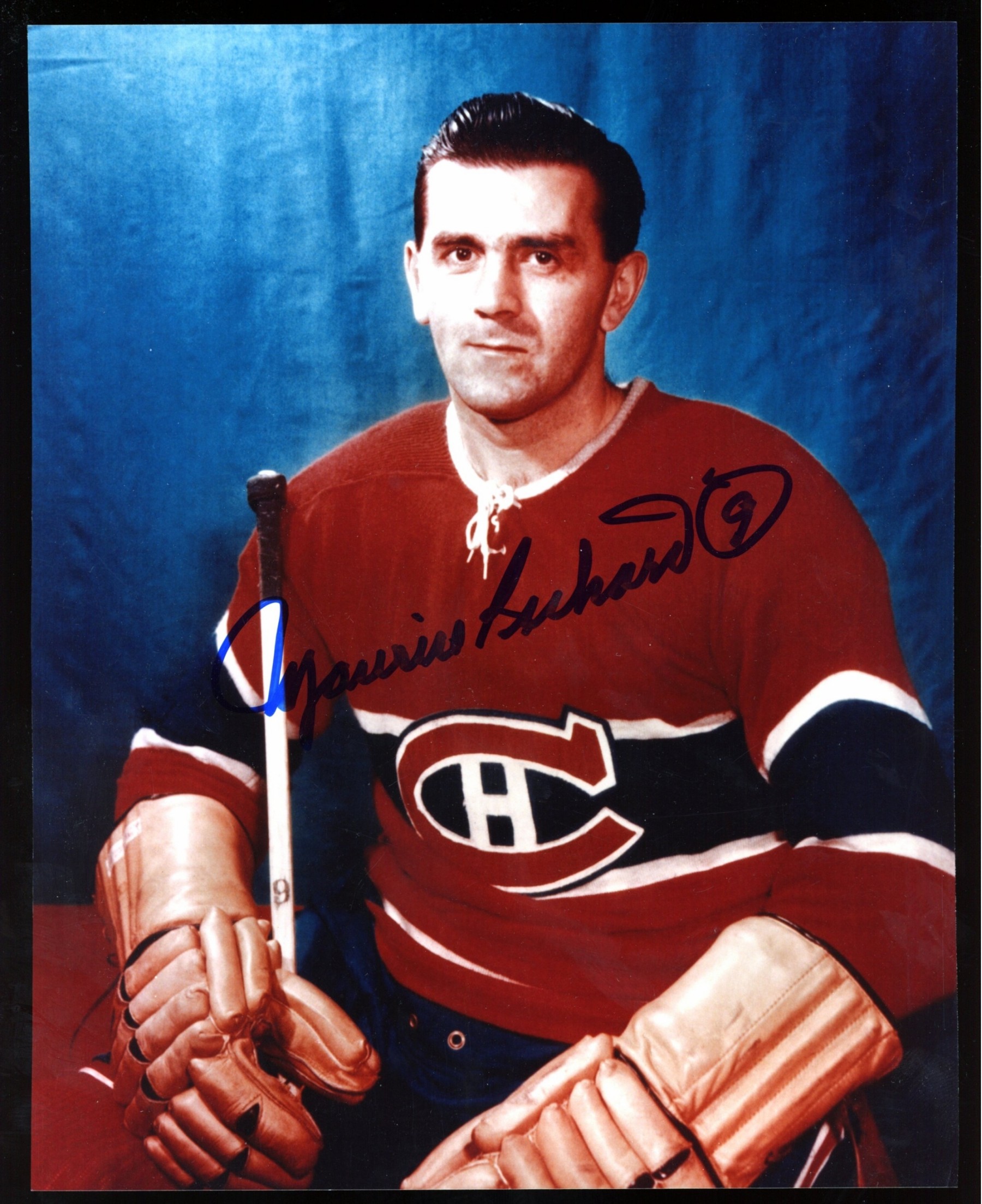 Maurice Richard 8x10 Autograph Montreal Canadiens Vintage Auto #6309 ...
