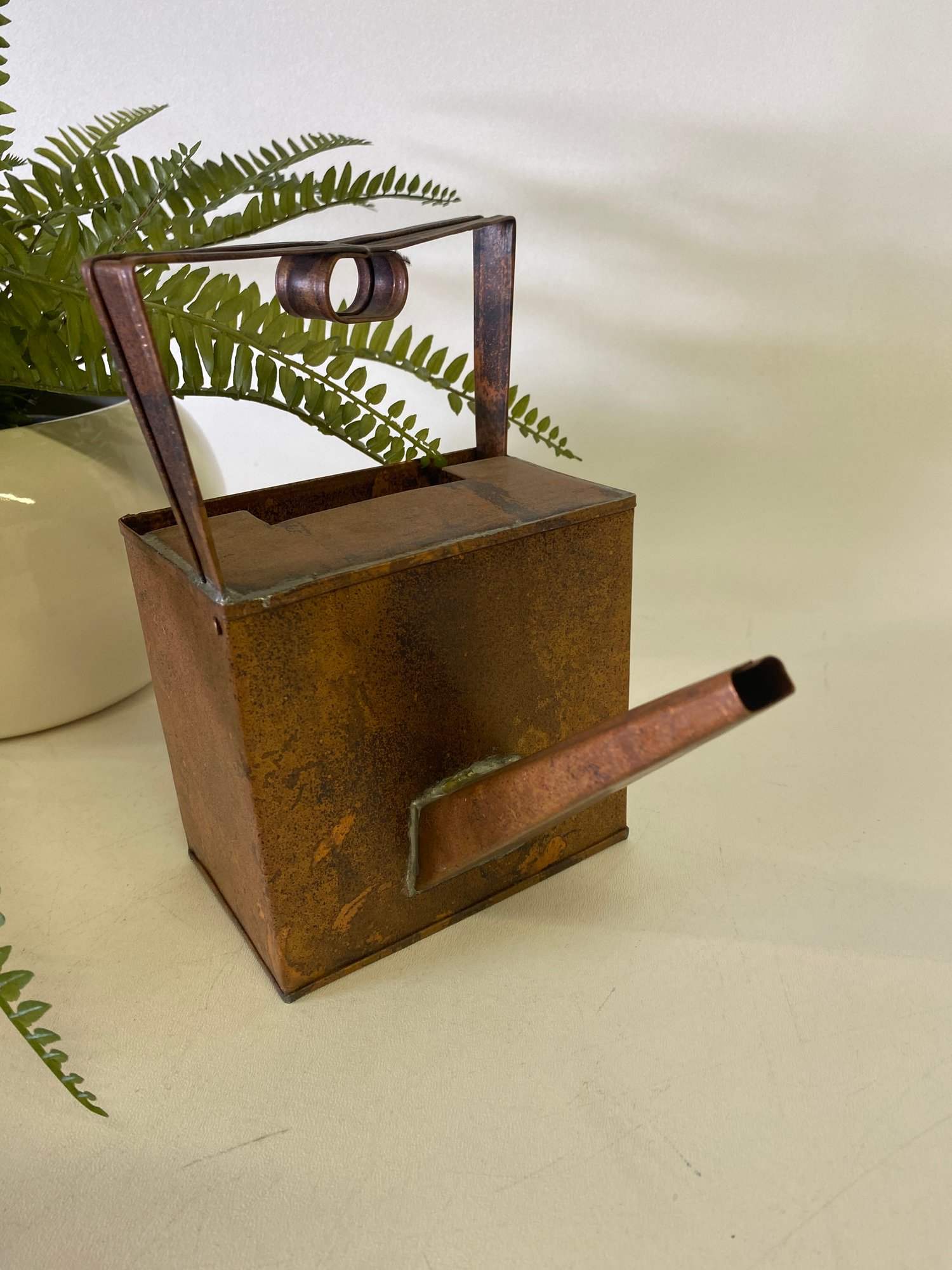 Artisan Stylized Little Copper Watering Can #14063 | Auctionninja.com