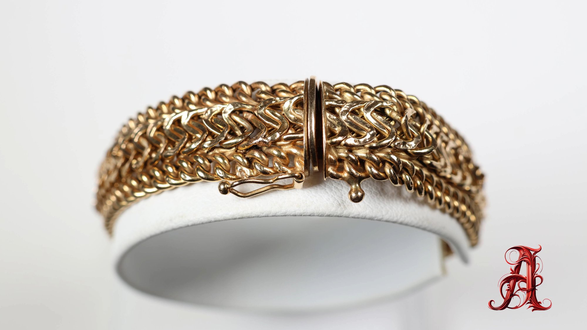 14k Yellow Gold Bracelet 12.5 Grams, Jewelry Gemstone #1429 | Auctionninja.com