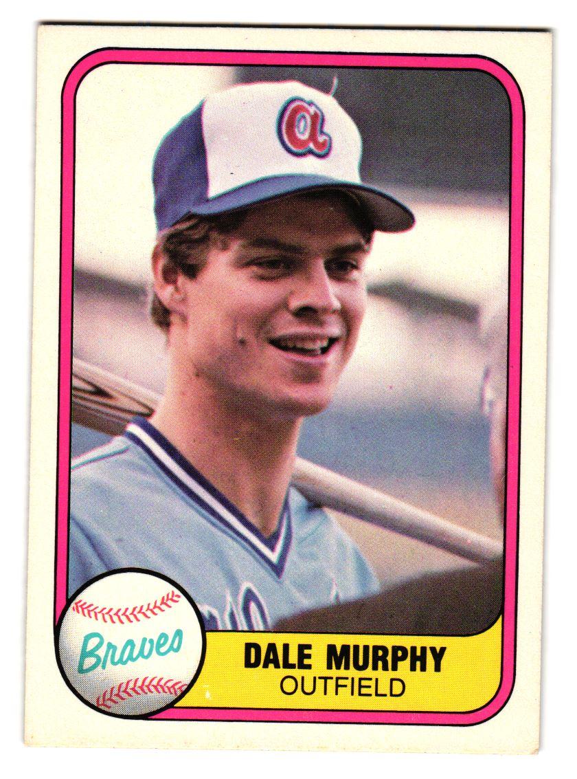 1981 Fleer Dale Murphy Baseball Card Braves #20514 | Auctionninja.com