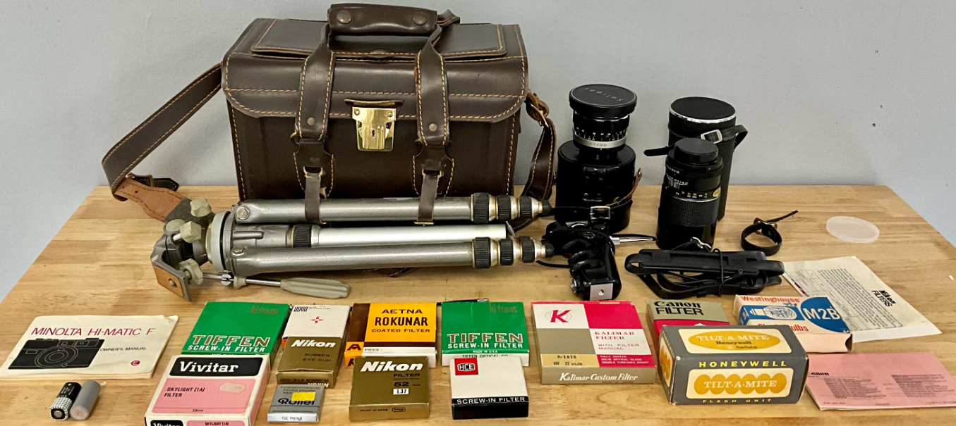 Set Of Assorted Filters,Soligor Lens JCII 12, Gitza Tripod, Honeywell ...