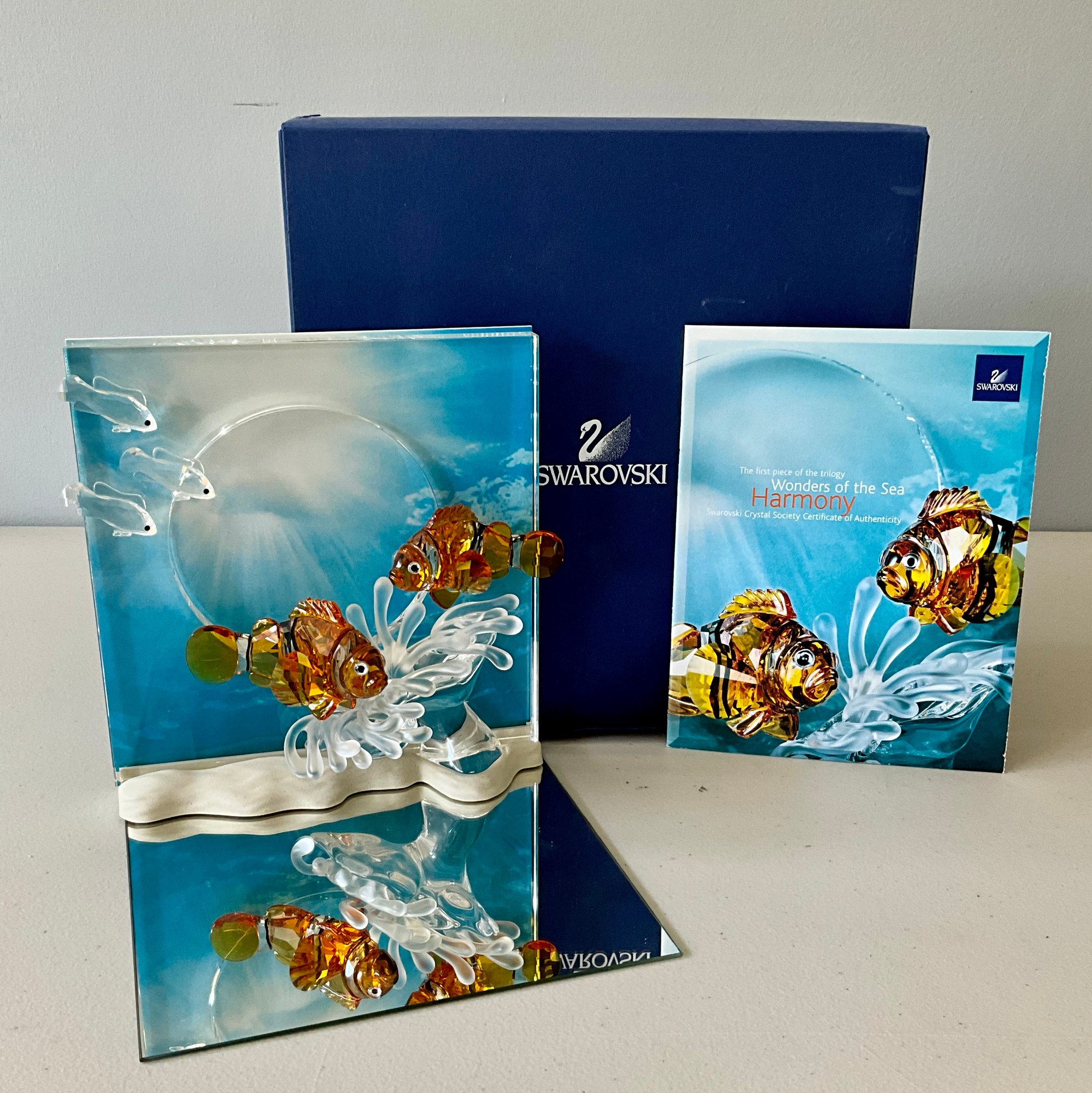 152. Swarovski Crystal Wonders Of The Sea SCS Clown Fish Retired With ...