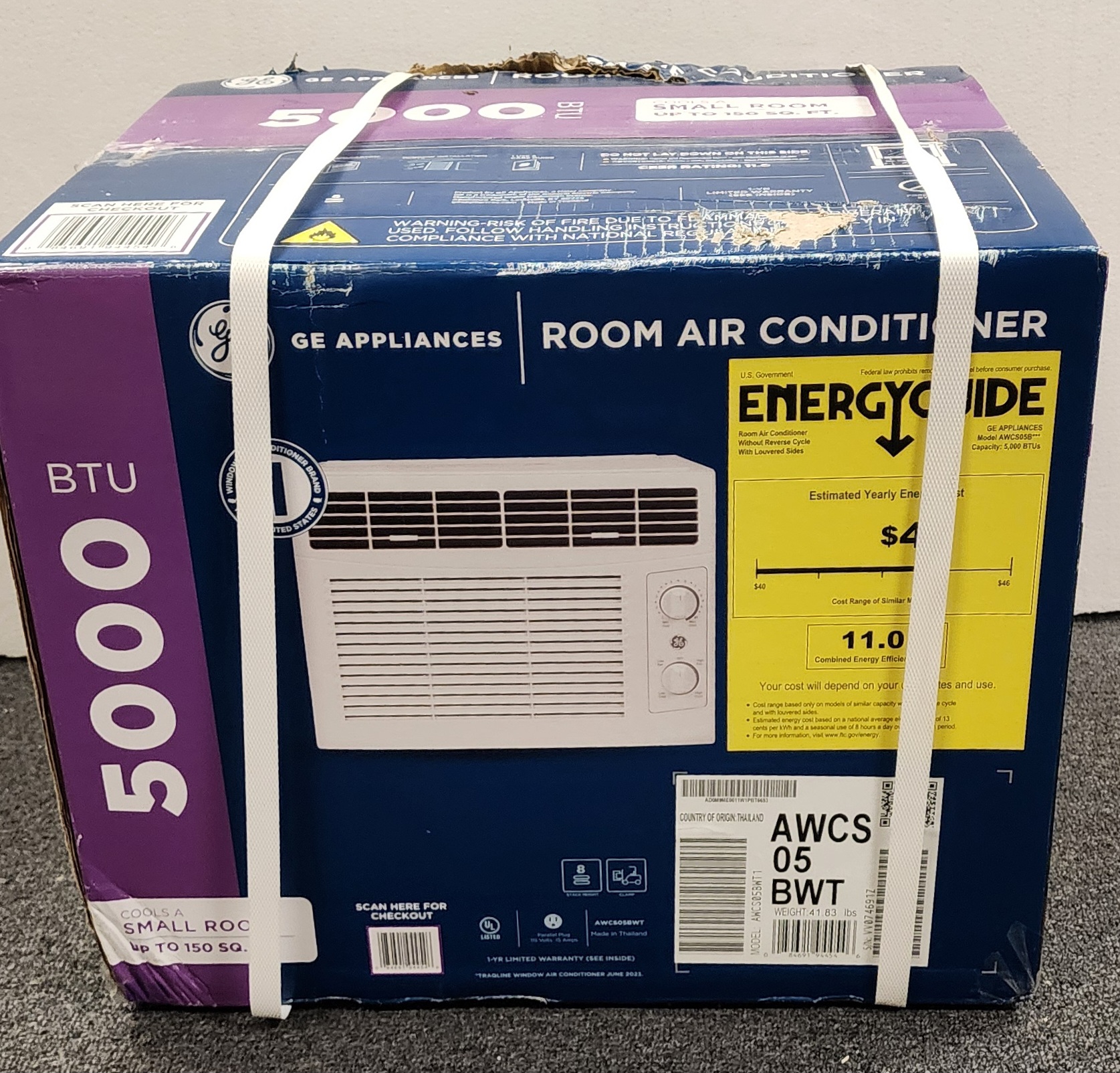 GE 5,000 BTU Mechanical Window Air Conditioner #1487 | Auctionninja.com