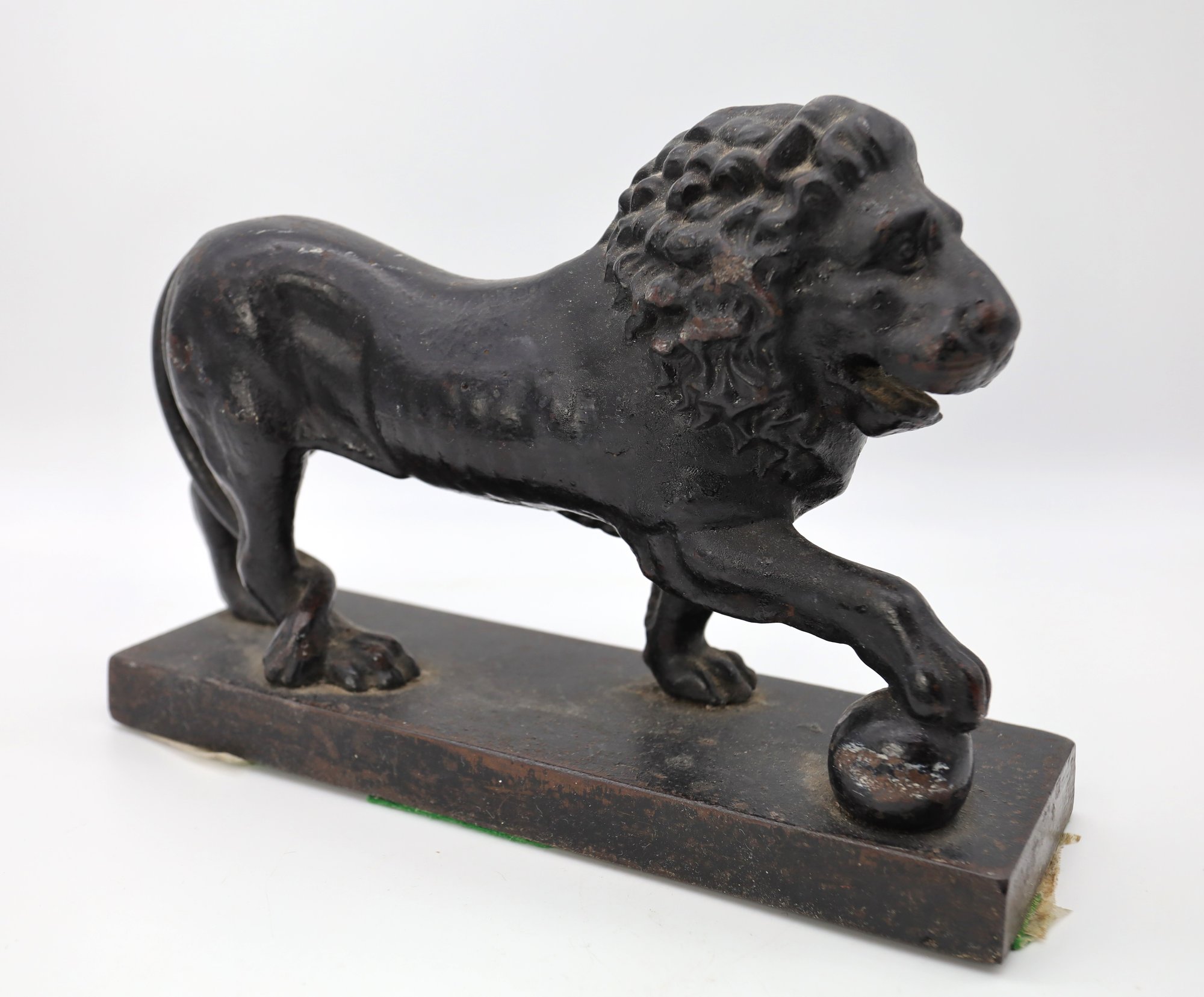 Antique Early 19th Century English Lion With Ball Statue #16044 ...