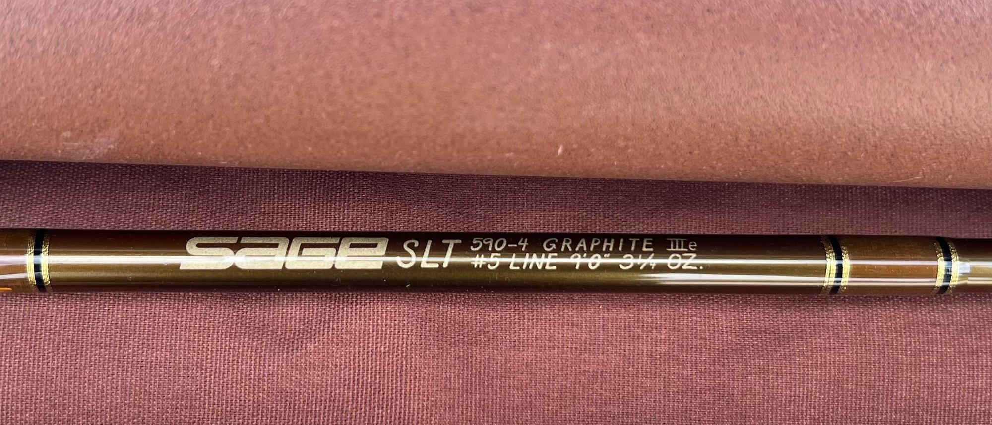 Sage Model SLT 590-4 9' #5 Line Fly Rod With Hard Case #40133 ...