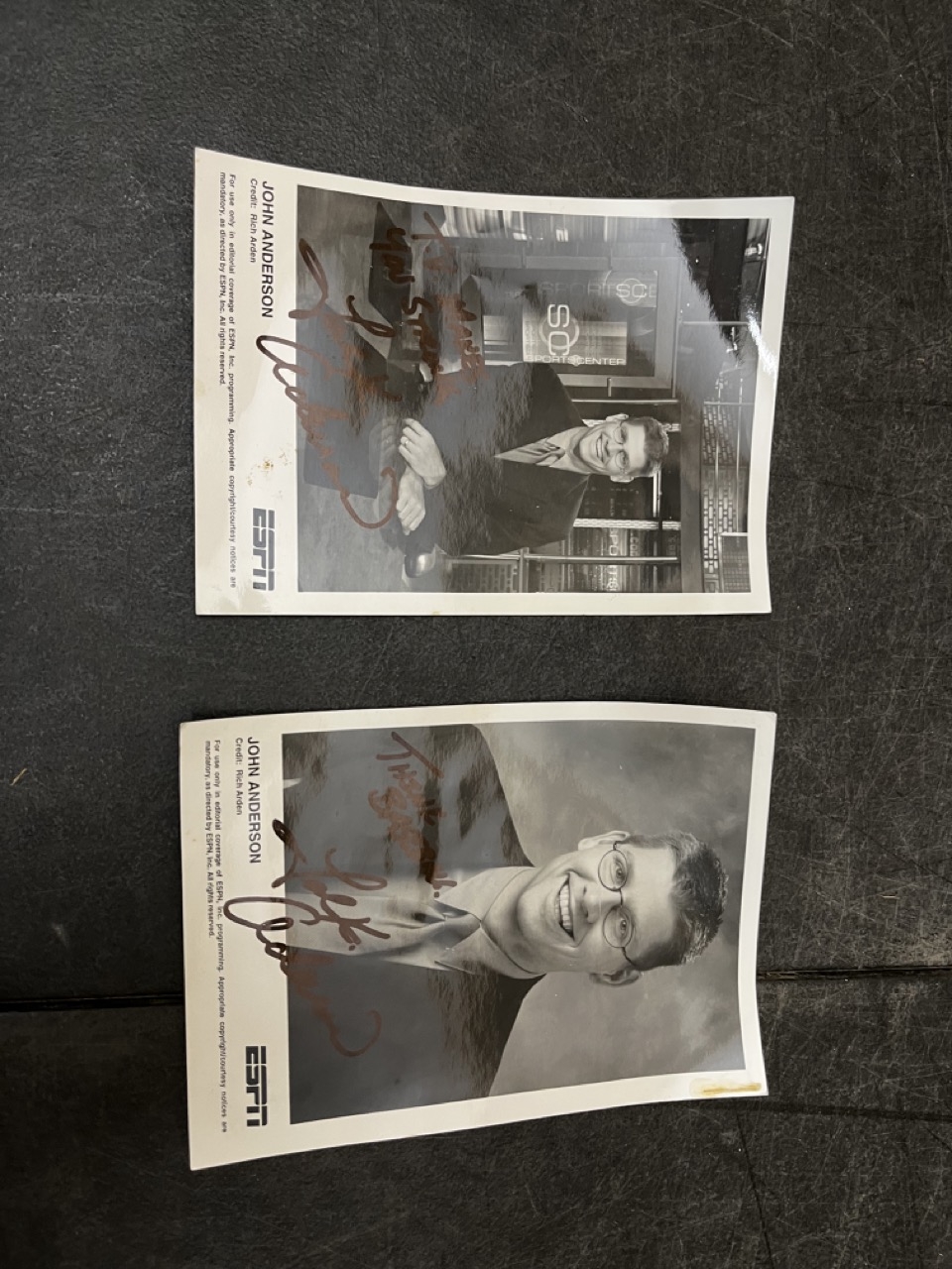 Signed John Anderson ESPN Photos #9039 | Auctionninja.com