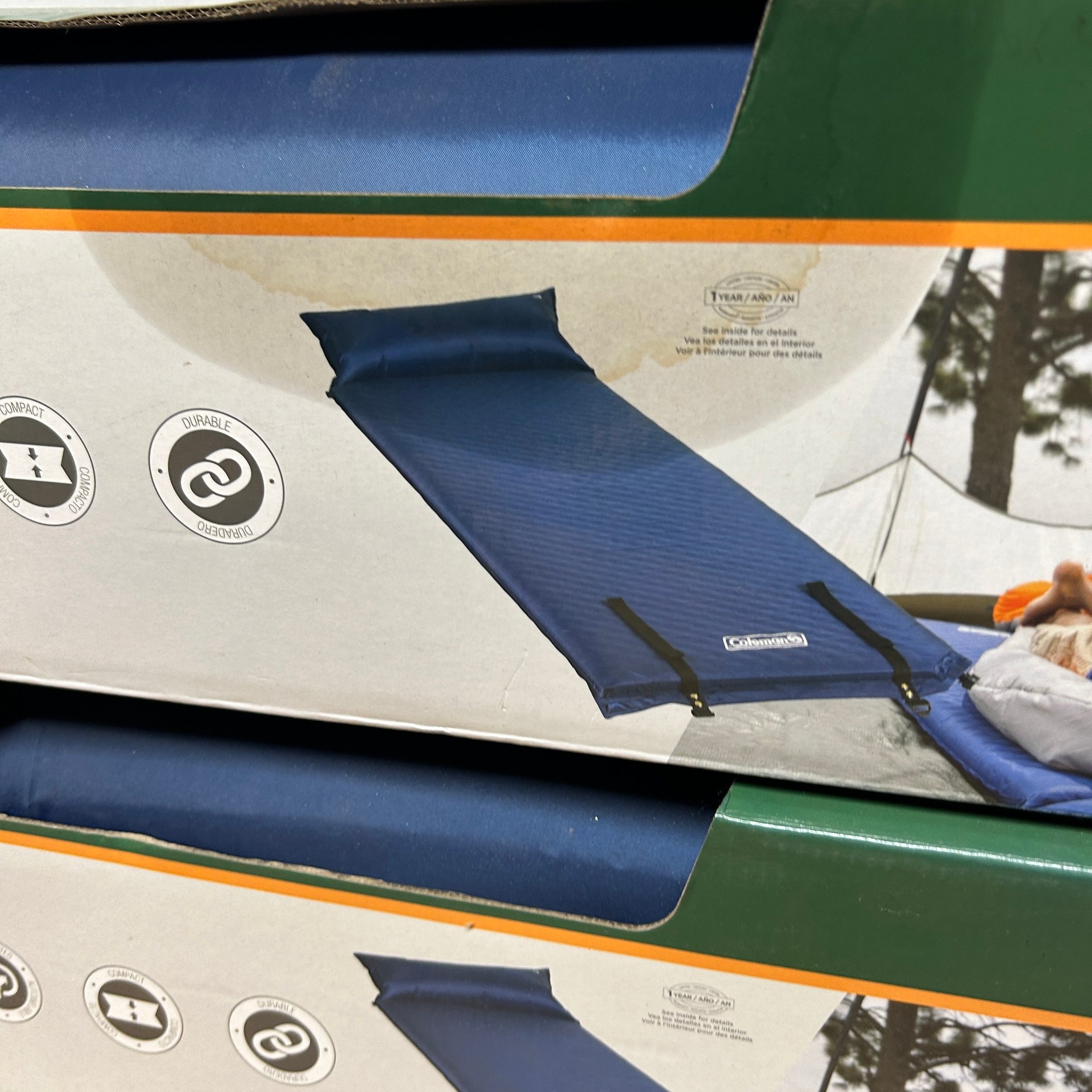 Pair Of COLEMAN Self Inflating Cots (G2 MB18) #62175 | Auctionninja.com