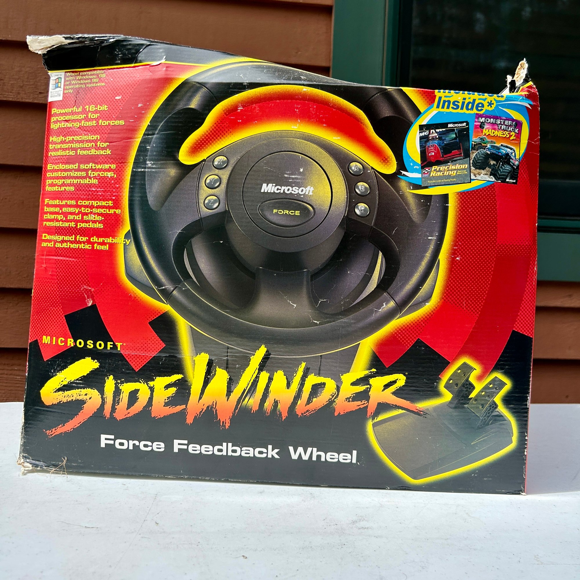 Microsoft Sidewinder Force Feedback Wheel #54644 | Auctionninja.com