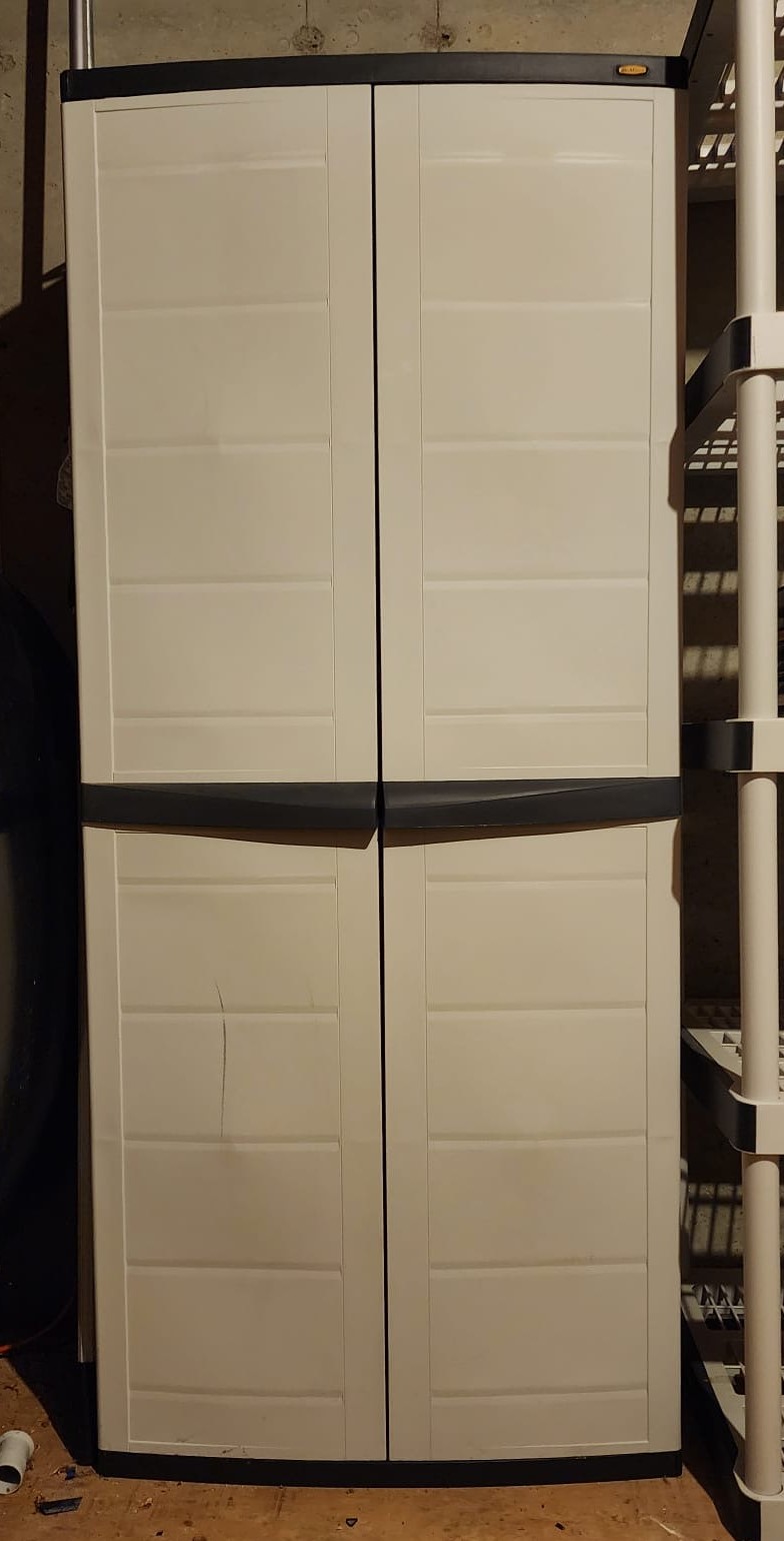 WORKFORCE 2 DOOR STORAGE CABINET #10980 | Auctionninja.com