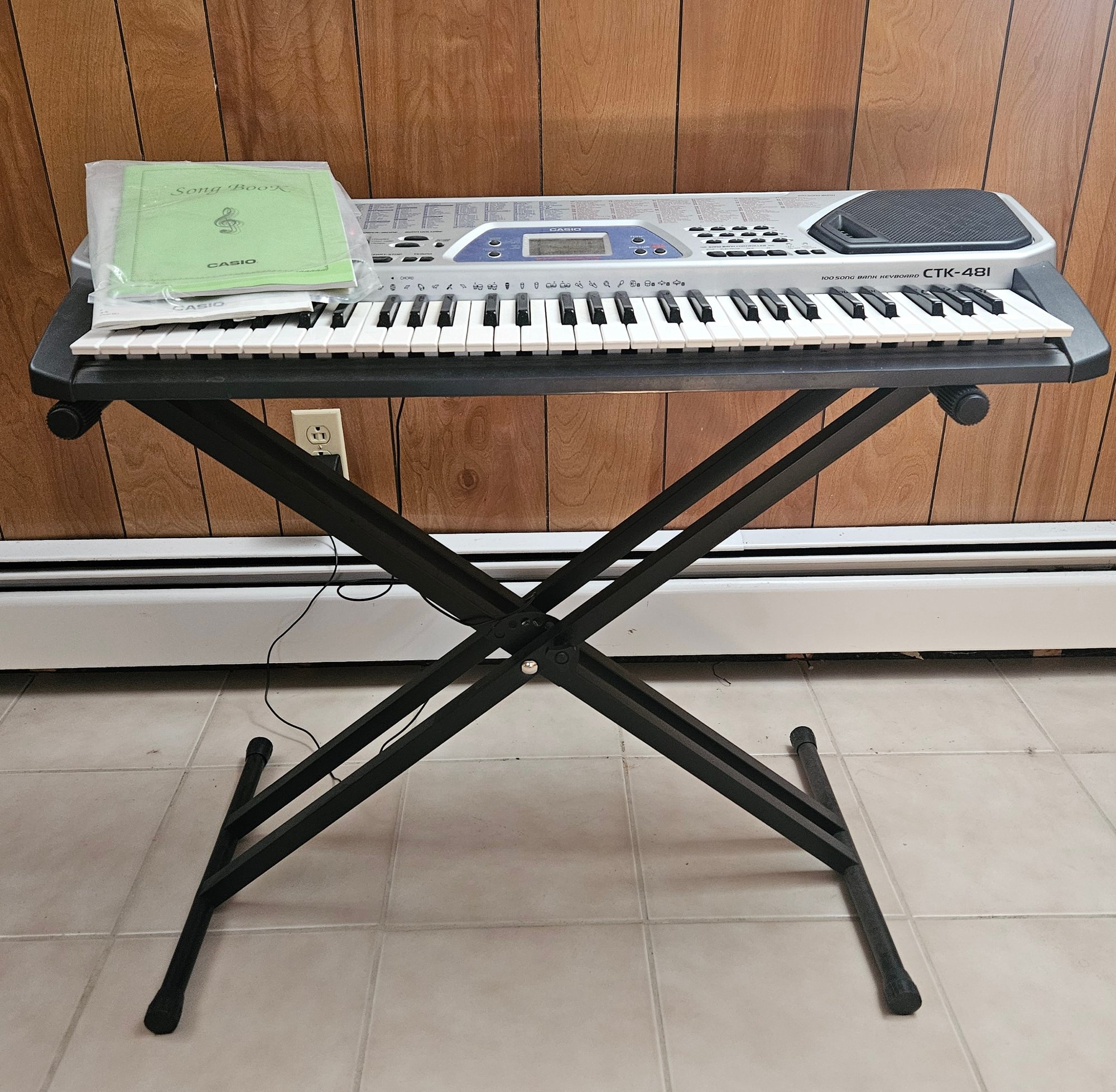 Casio Electronic Keyboard CTK-481 With Stand #17431 | Auctionninja.com