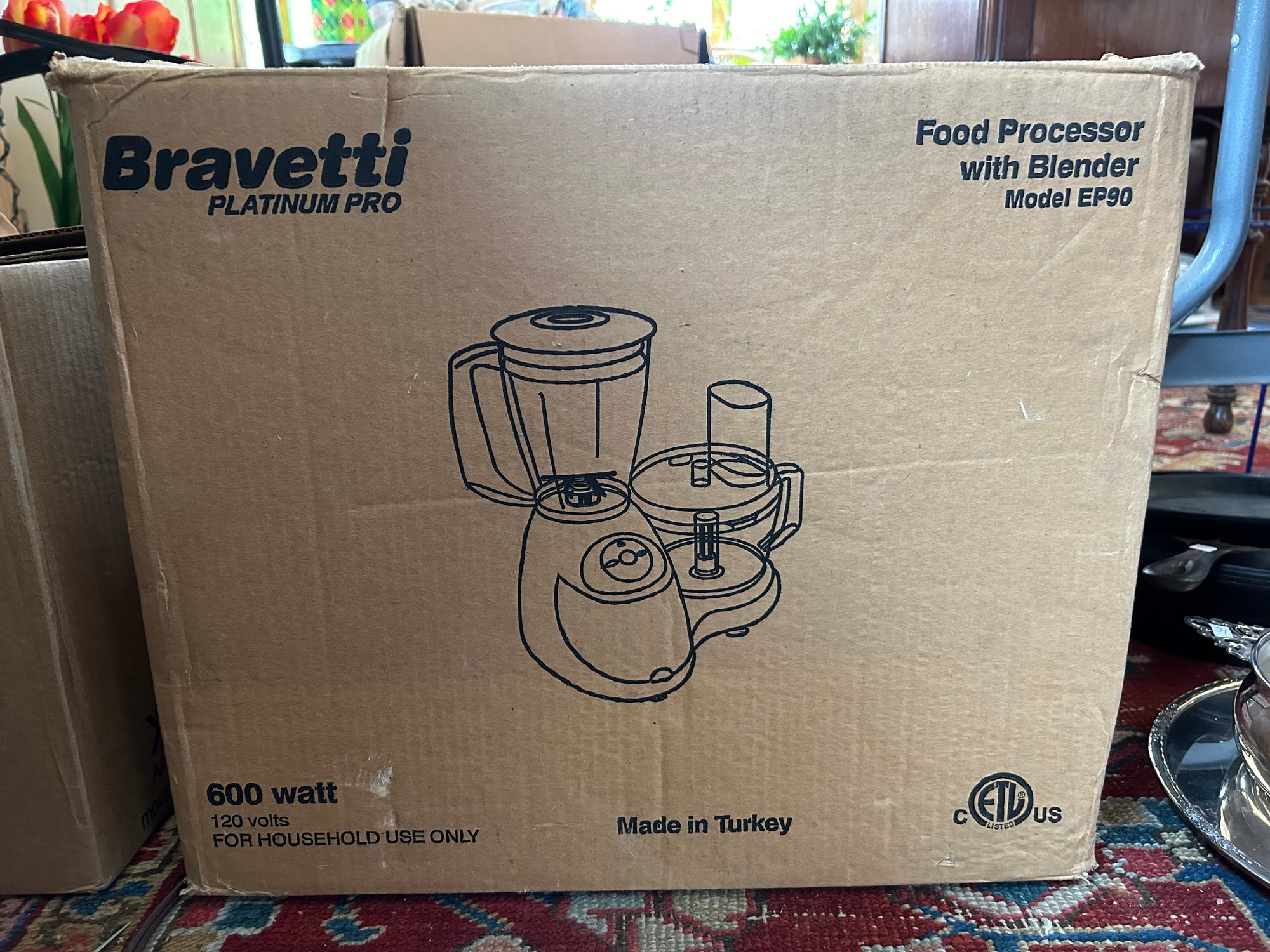 Bravetti Platinum Pro Food Processor With Blender Model EP90 #19784 ...