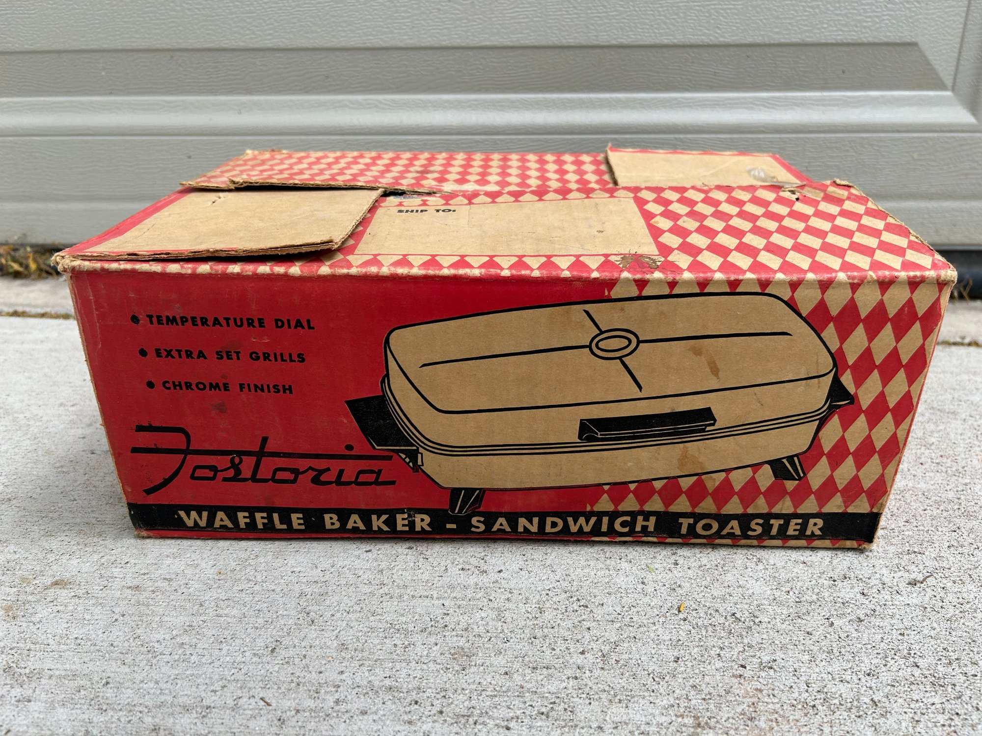 Fostoria Waffle Baker - Sandwich Toaster #21897 | Auctionninja.com