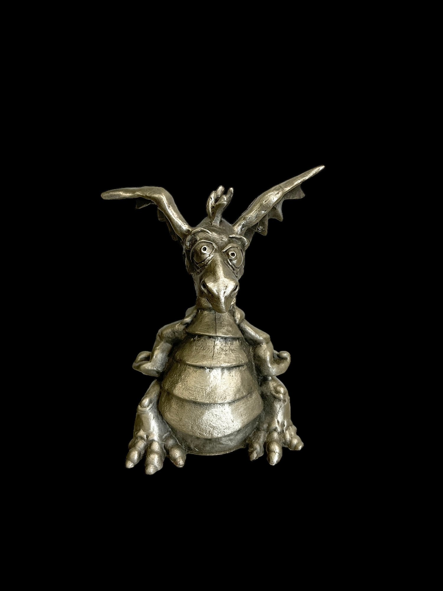 Vitnage Pewter Goofy Dragon Figurine Liberty #8772 | Auctionninja.com