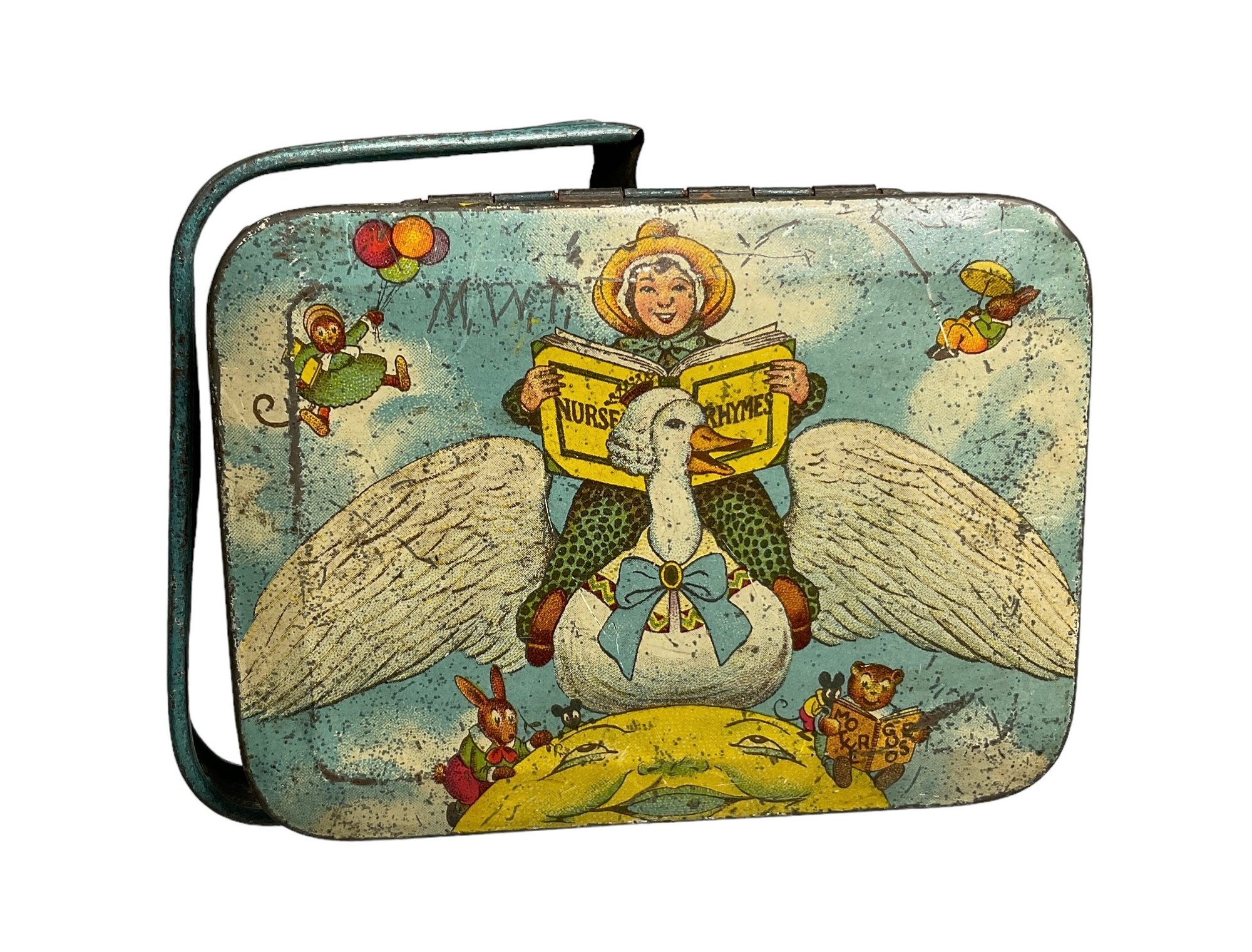 Vintage 1930s Thomas B Lamb Tin Litho Candy Container Or Miniature ...