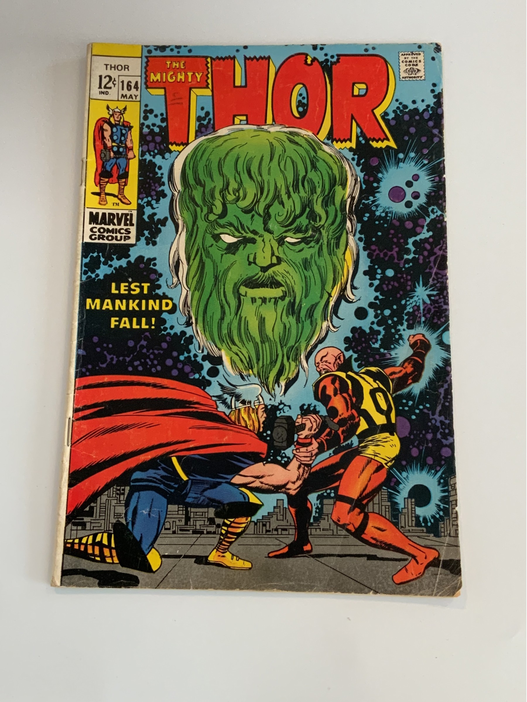 The Mighty Thor #164 3rd Appearance Of Warlock! Thor Vs Pluto ! Key ...