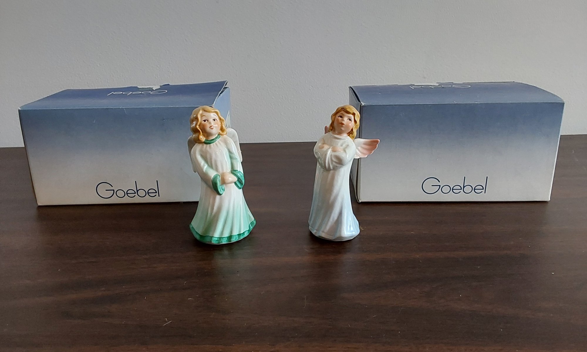 2 BEAUTIFUL VINTAGE GOEBEL ANGELS W. GERMANY #1836311 | Auctionninja.com