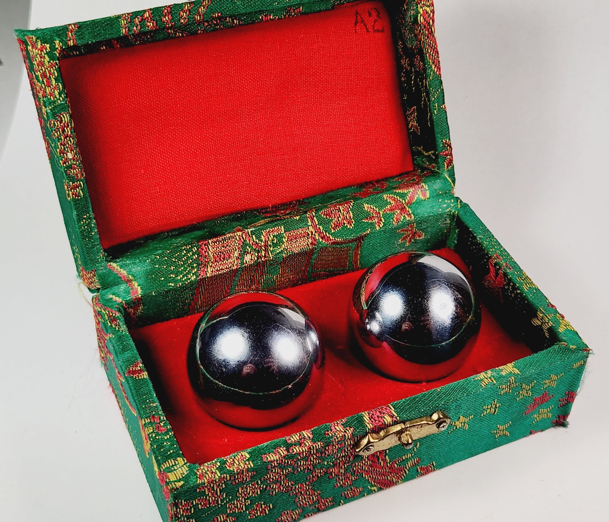 Chinese Baoding Meditation Oriental Dragons Stress Bell Chime Balls ...