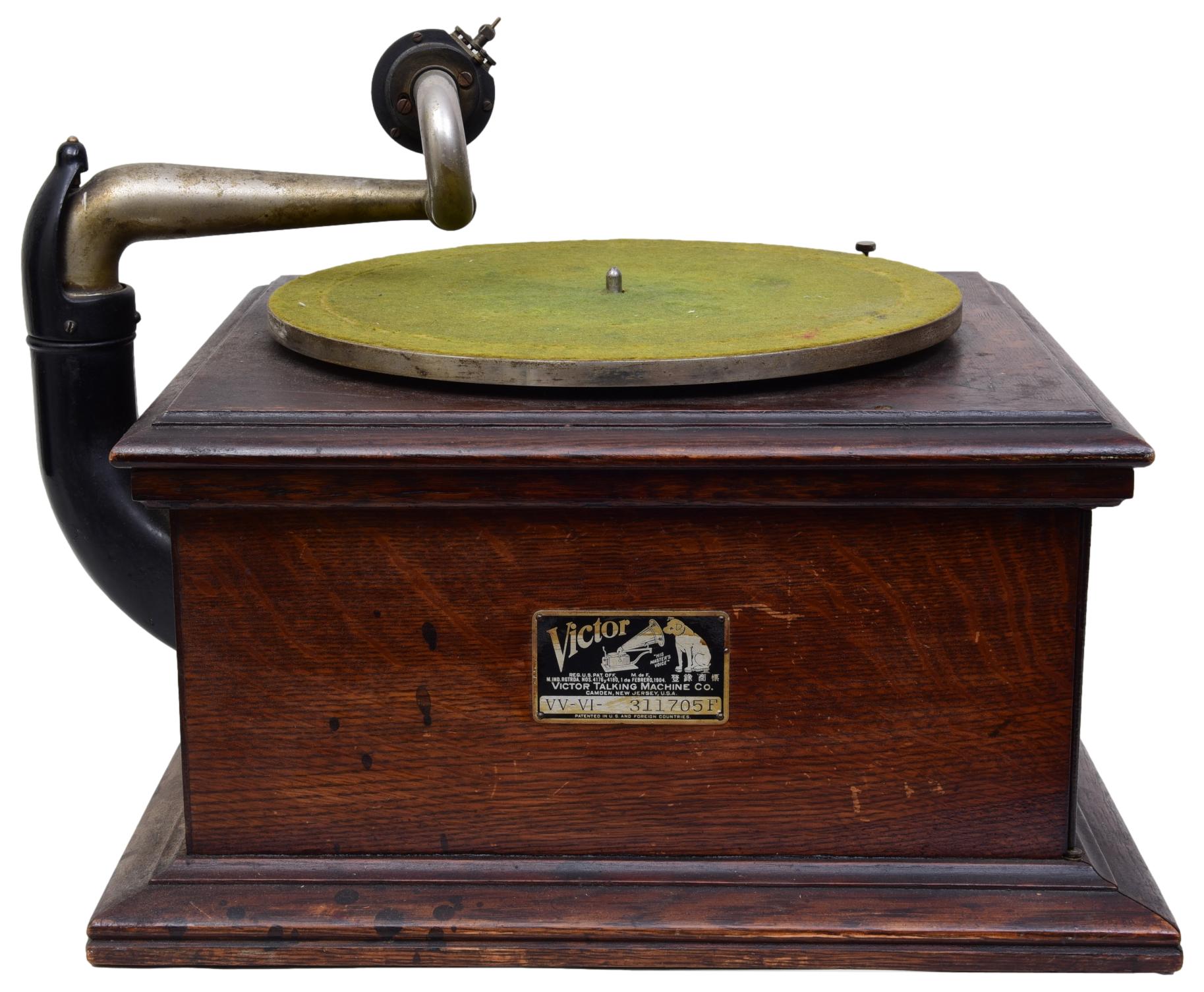 Antique Victor Victrola V V - V I Talking Machine Phonograph #40739140 ...