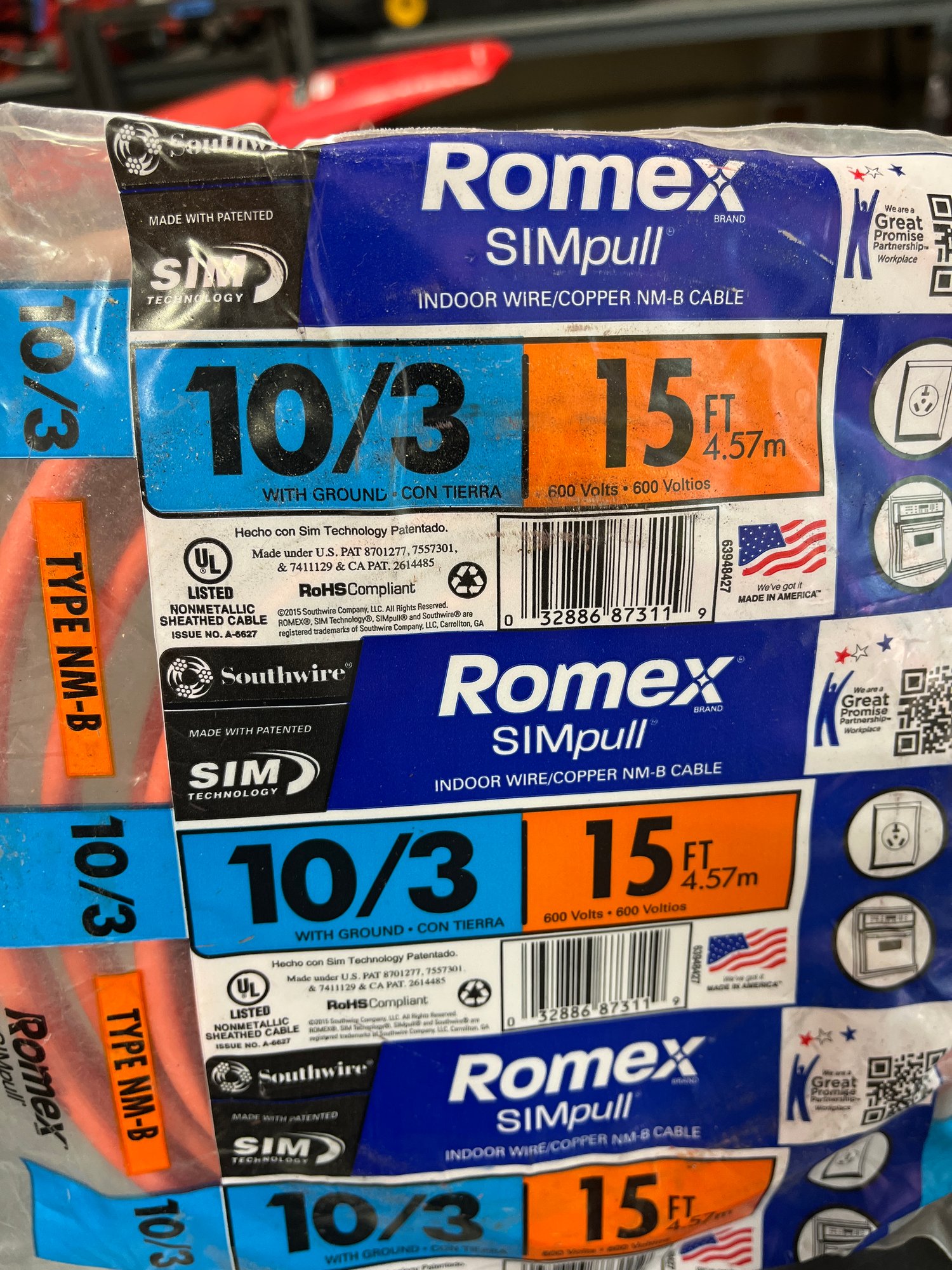 40' Of Romex - New In Packaging #40793308 | Auctionninja.com