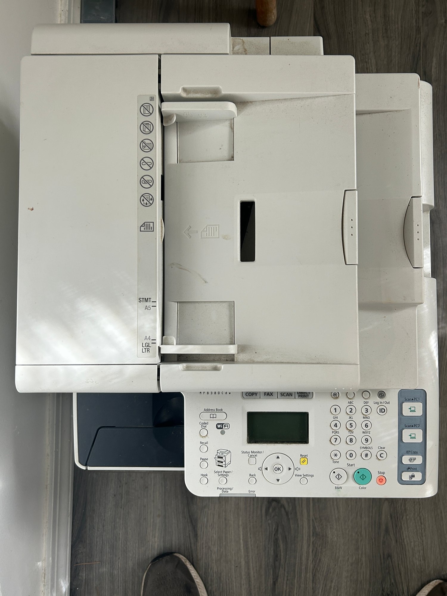 Canon ImageCLASS MF8380Cdw Color Laser Multifunction Printer, TESTED ...