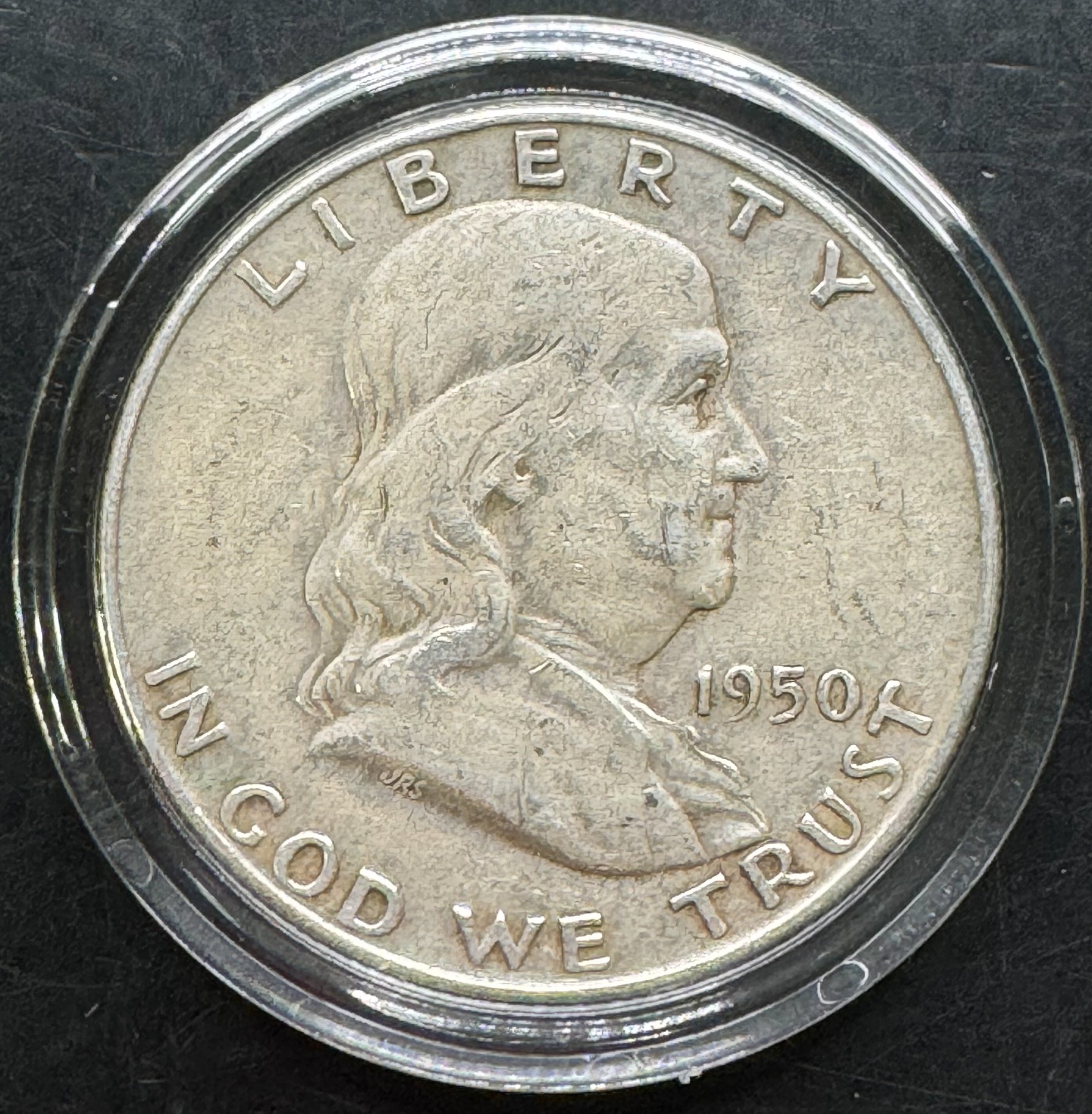 1950-D Ben Franklin Silver Half Dollar #1897524 | Auctionninja.com