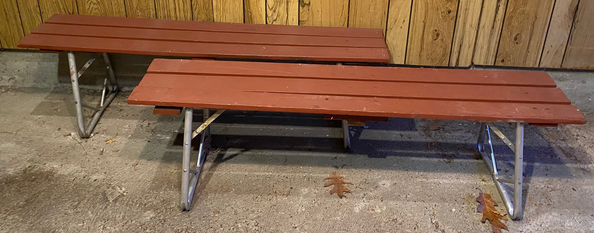 Two Collapsable Benches #1728331 | Auctionninja.com