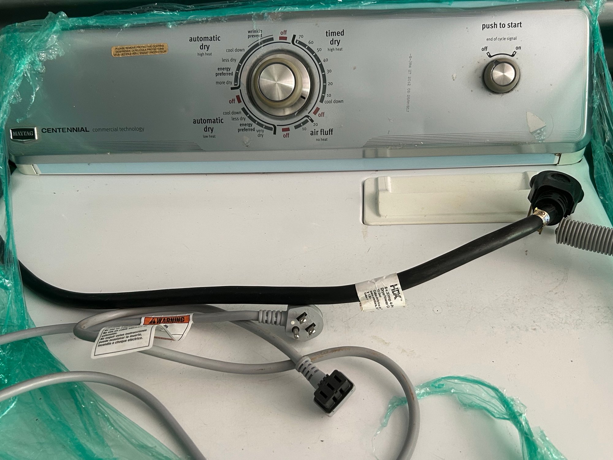 Maytag Centennial ( Commercial Technology) Dryer #1877681 ...