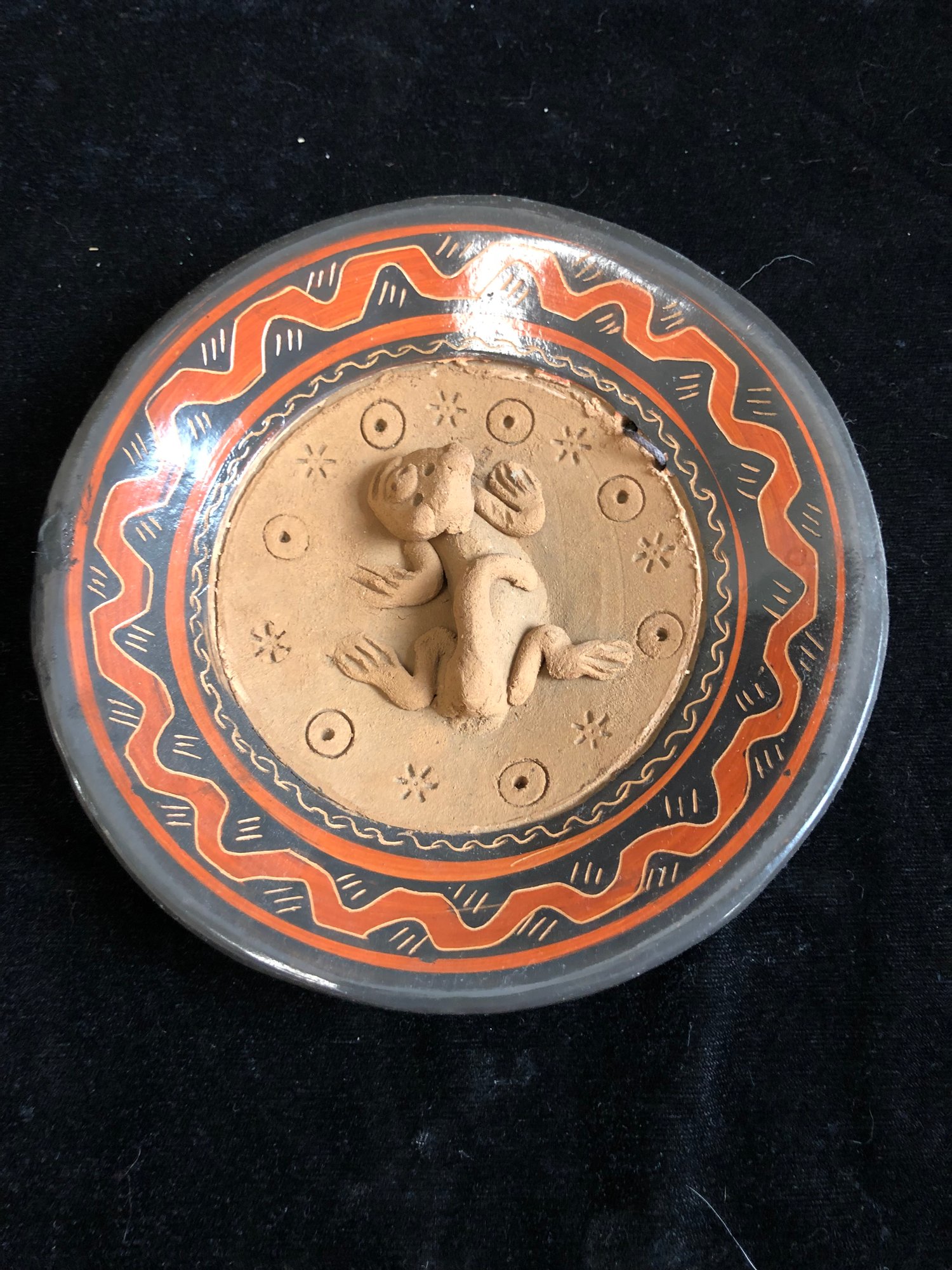 Vintage Traditional Costa Rica Guaitil Pottery Chorotega 3D Decorative ...