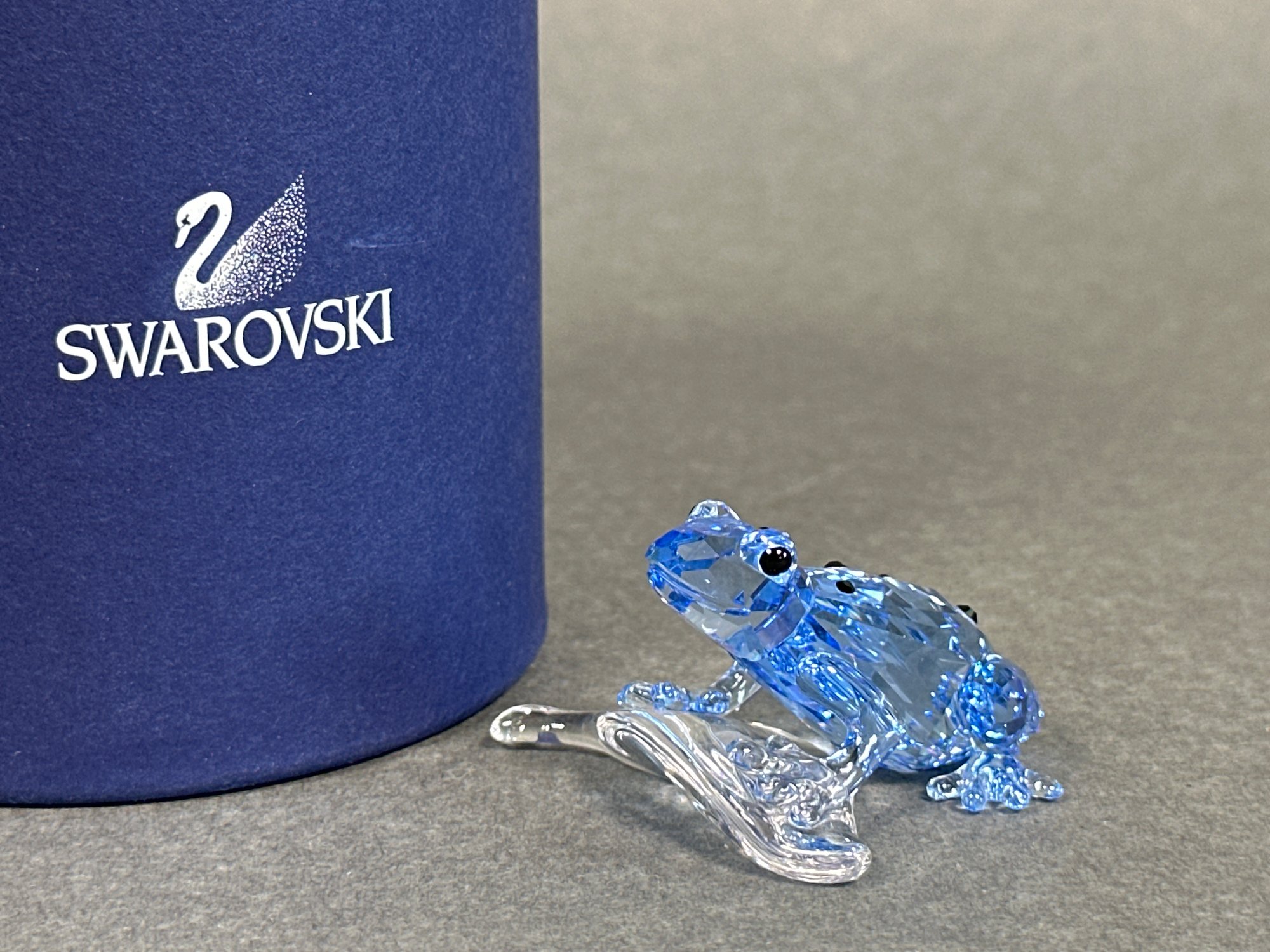 Swarovski Crystal Blue Dart Frog #40757189 | Auctionninja.com