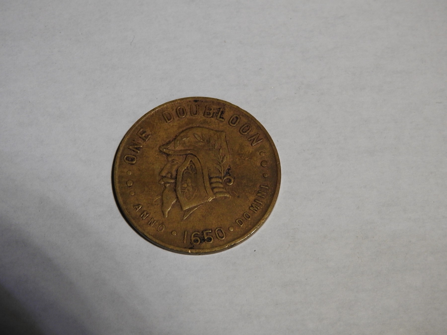 1650 ONE DOUBLOON ANNO DOMINI PIRATE GOLD #40603321 | Auctionninja.com