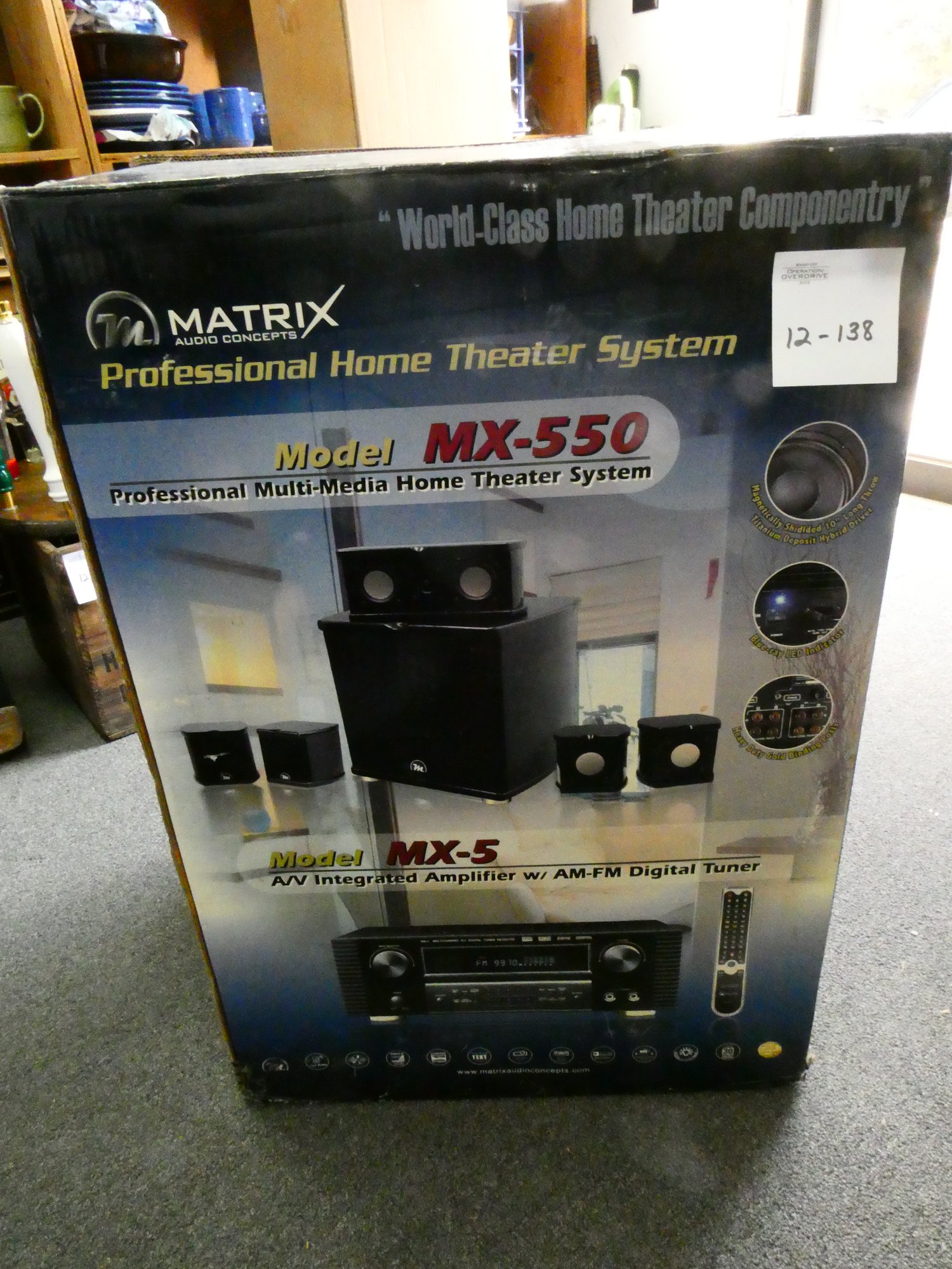Matrix Professional Home Theatre System. New In Box. Model MX-5 #9884 ...