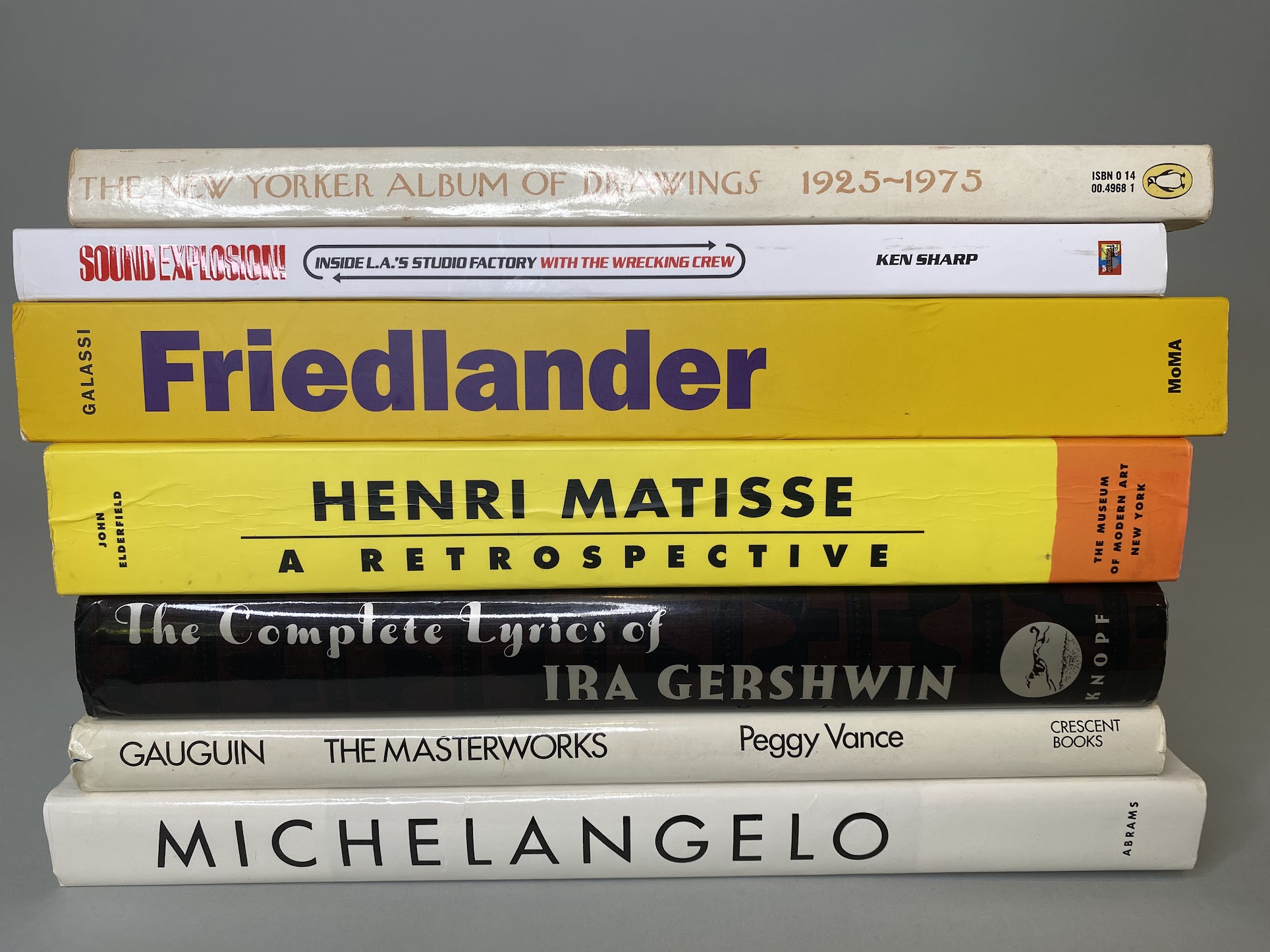 Collection Of Coffee Table Books Including: Matisse, Michaleangelo ...