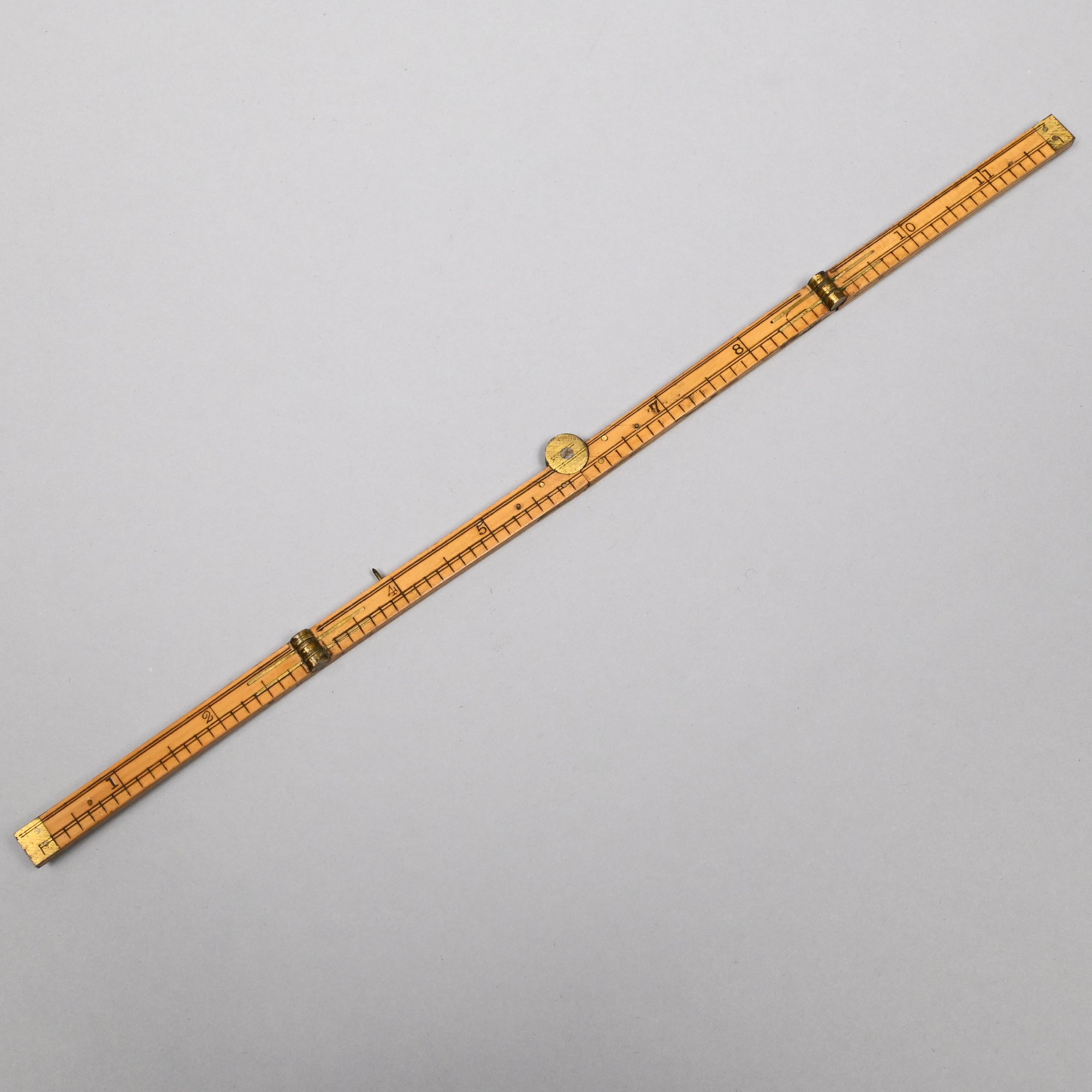 Six English & American Folding & Expandable Rulers #2905 | Auctionninja.com