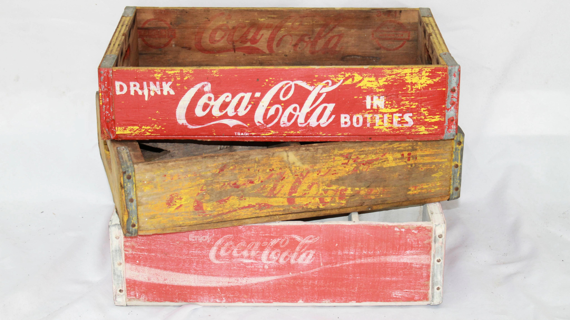 Vintage Coca Cola Wooden Bottle Crates #3140 | Auctionninja.com