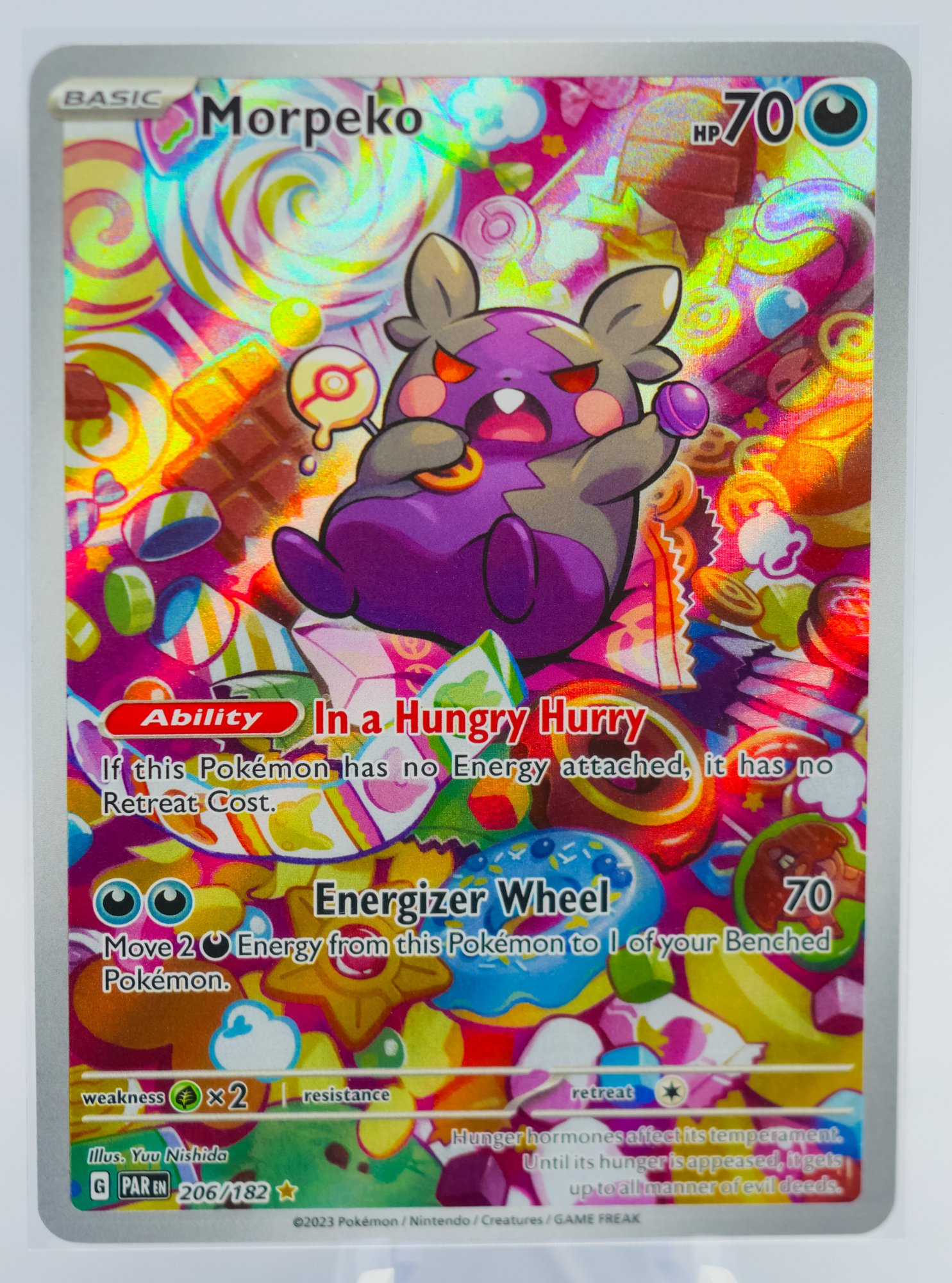 MORPEKO Paradox Rift Set FULL ART Pokemon Card!!! #6863 | Auctionninja.com