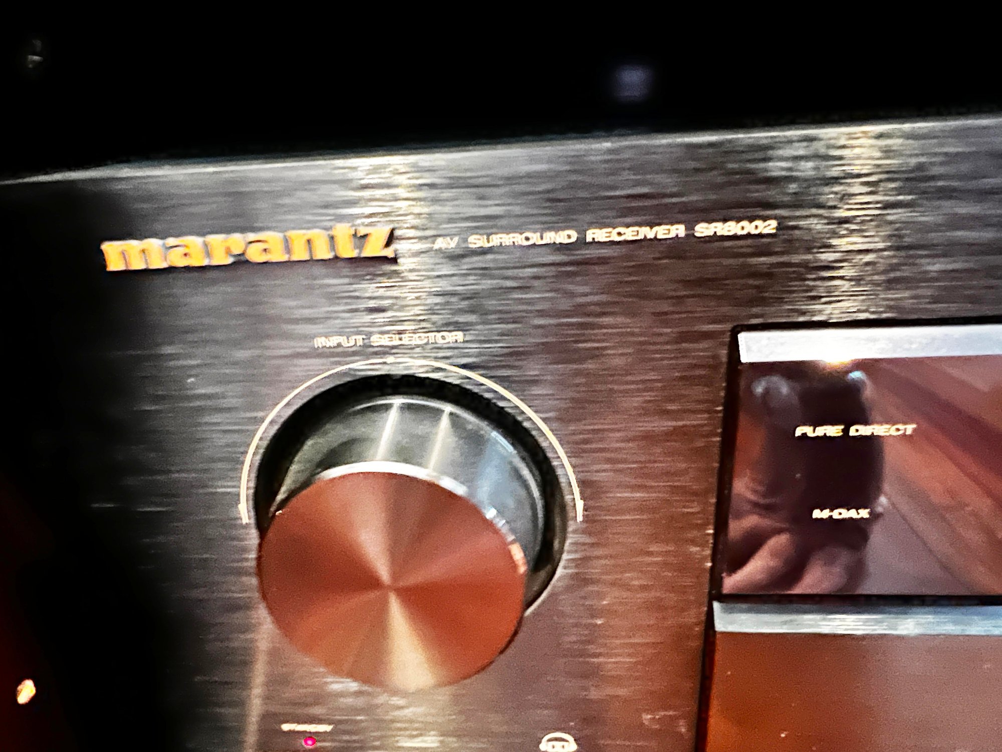 (I) MARANTZ SR8002 SURROUND RECEIVER W/MANUAL AND REMOTE #21667 ...