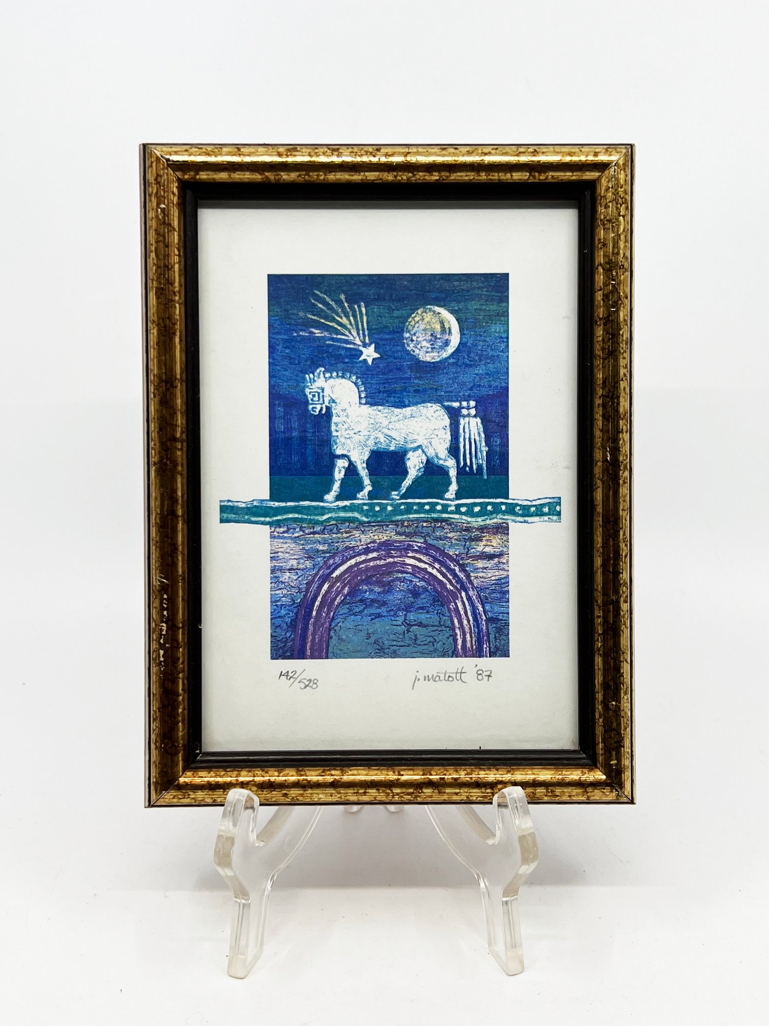 (65) VINTAGE JACK MATOTT SIGNED AND NUMBERED PRINT-152/528-1987-8" X 6 ...
