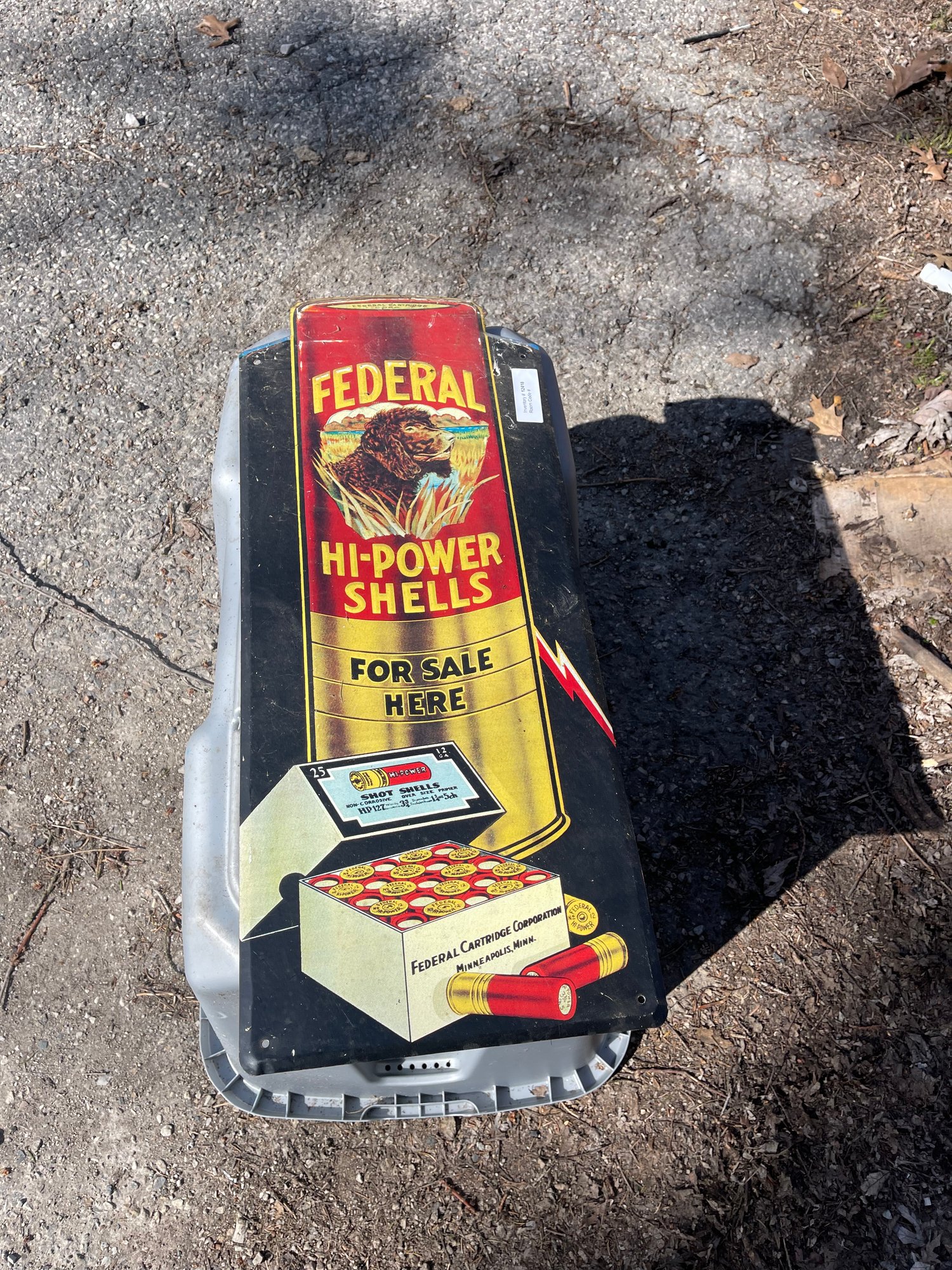 Federal Ammunition Advertising Sign #12418 | Auctionninja.com